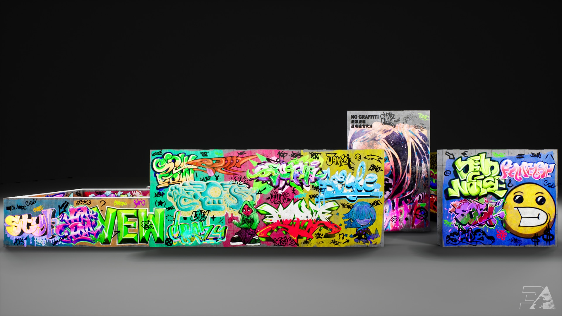 Graffiti Maker In Materials Ue Marketplace