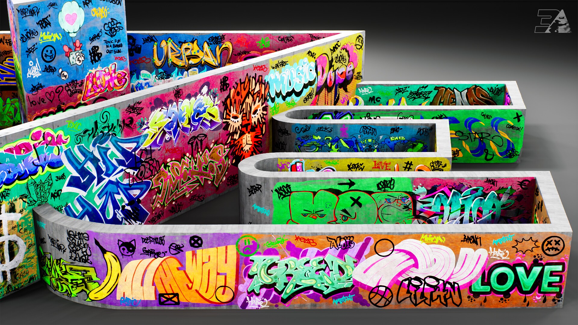 Graffiti Maker In Materials Ue Marketplace
