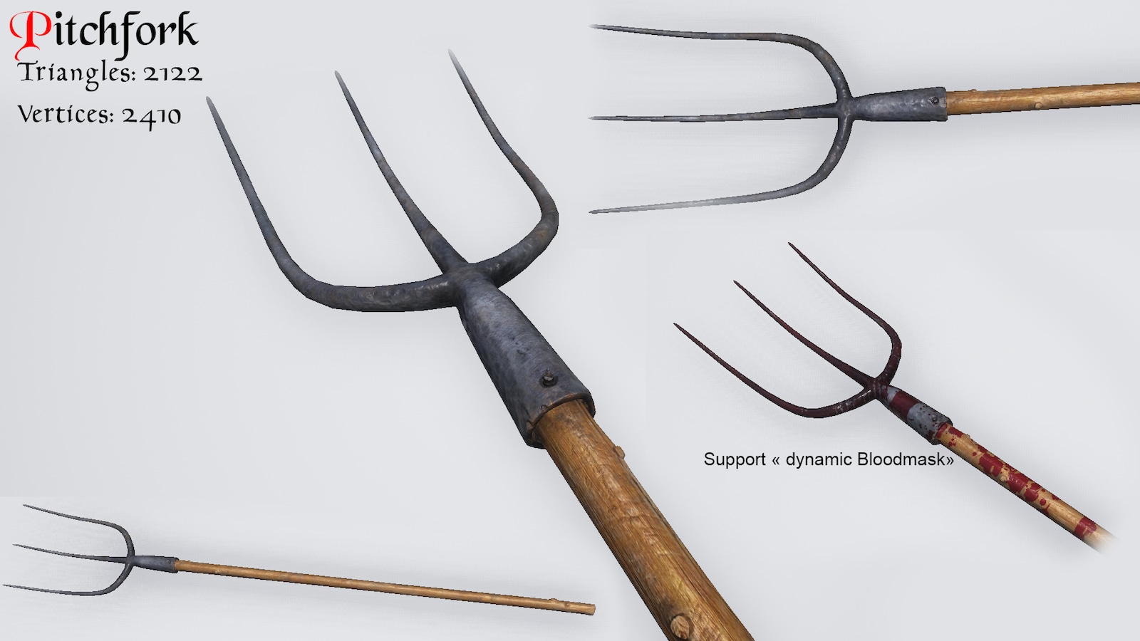 Medieval Two handed weapon (Pole-edition) in Weapons - UE Marketplace