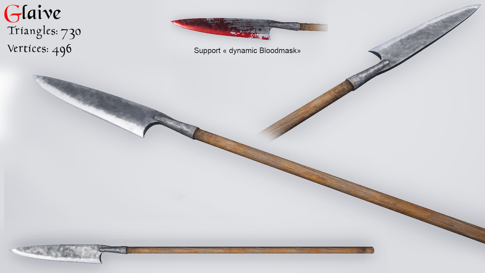 Medieval Realistic Polearms Asset Store