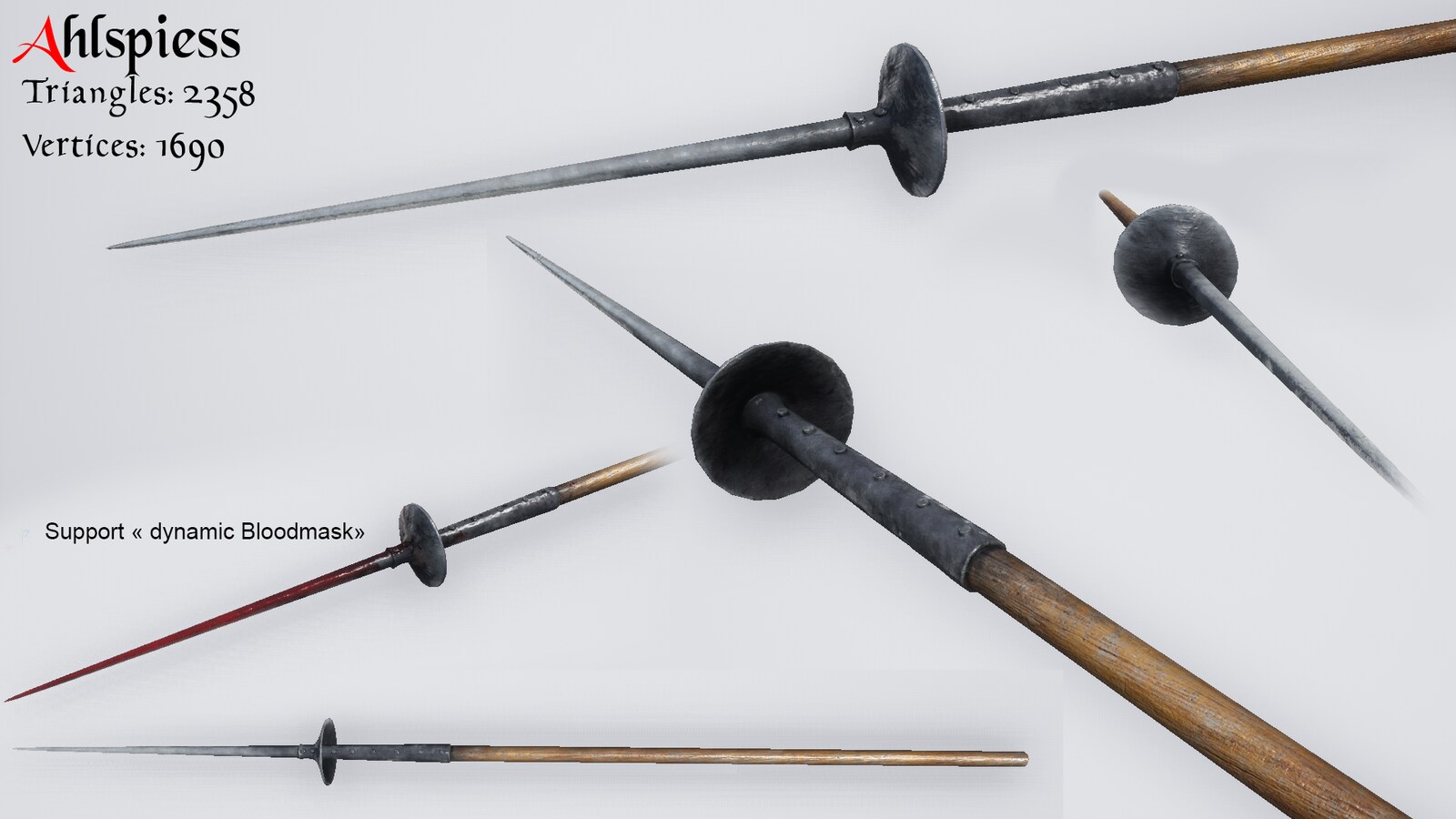Medieval Two handed weapon (Pole-edition), 카테고리 무기 - UE 마켓플레이스