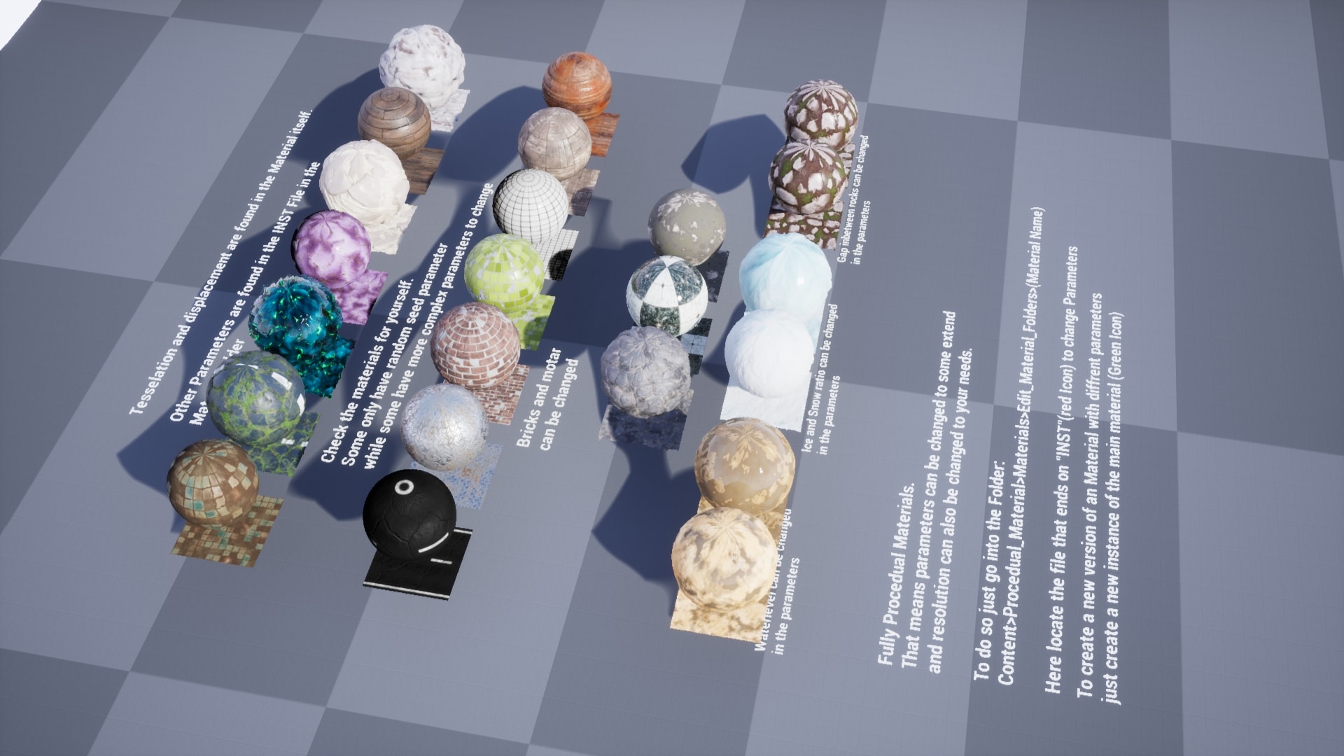 20 Procedural Materials (Essentials) in Materials - UE Marketplace