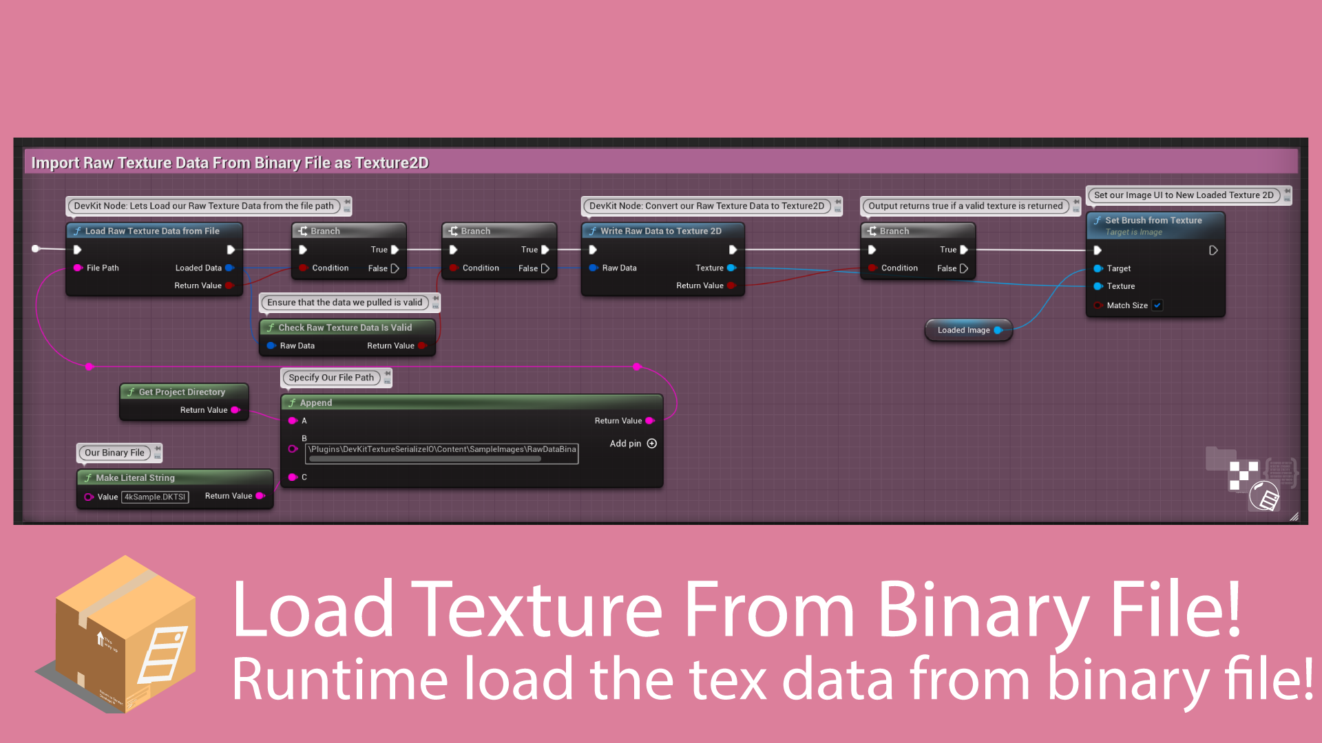 DevKit - Runtime Texture Import and Serialize IO