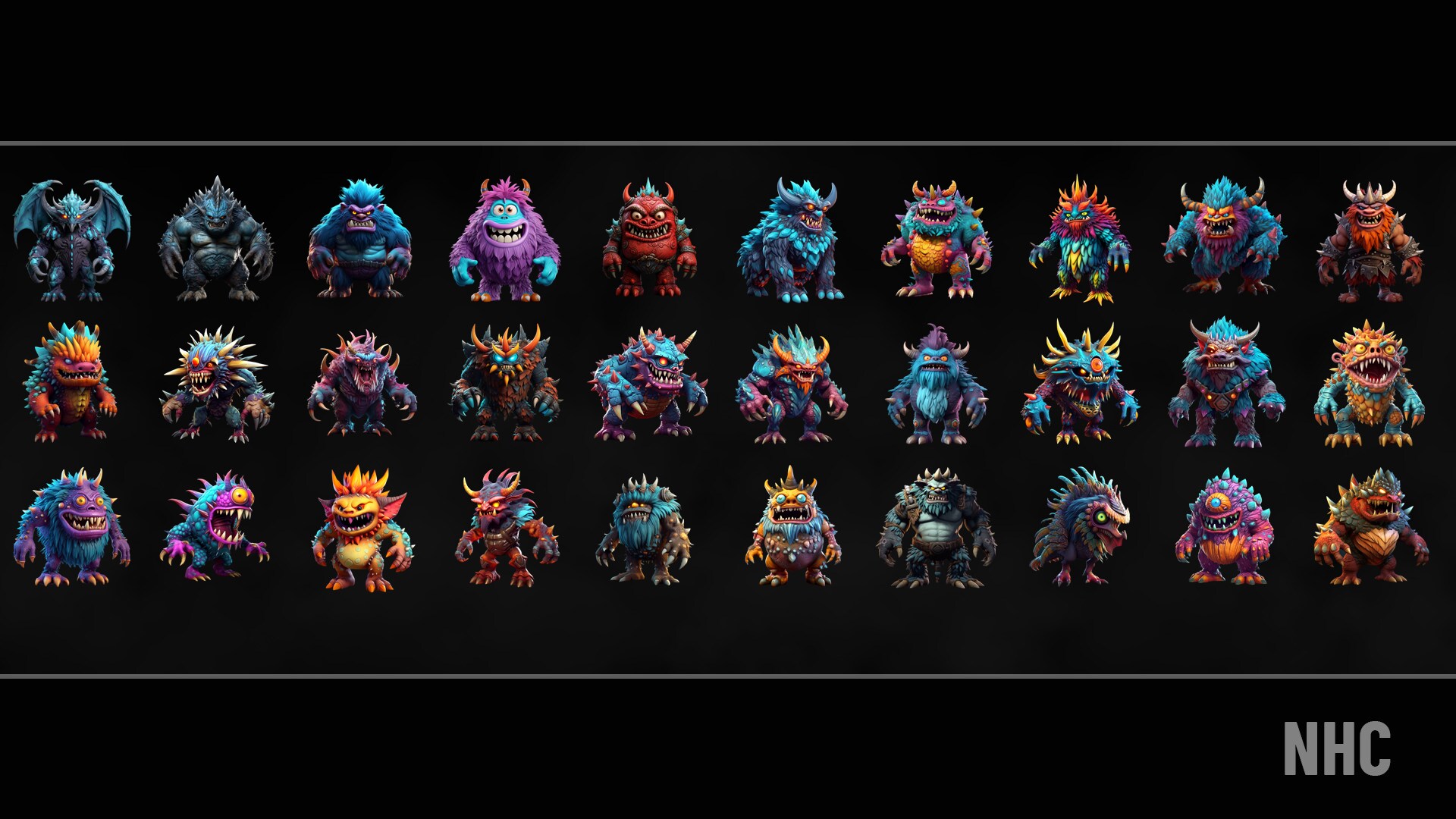 Nhc Stylized Monster Pack 3：2dアセット Ue マーケットプレイス