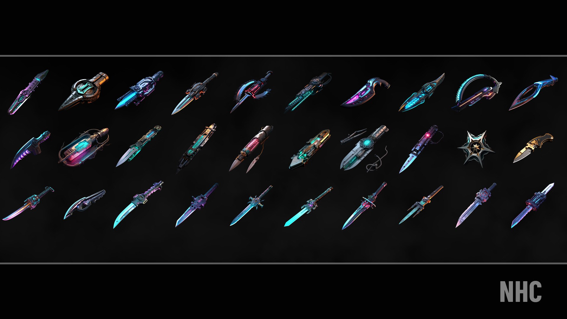 Nhc Sci Fi Blades Pack In 2d Assets Ue Marketplace
