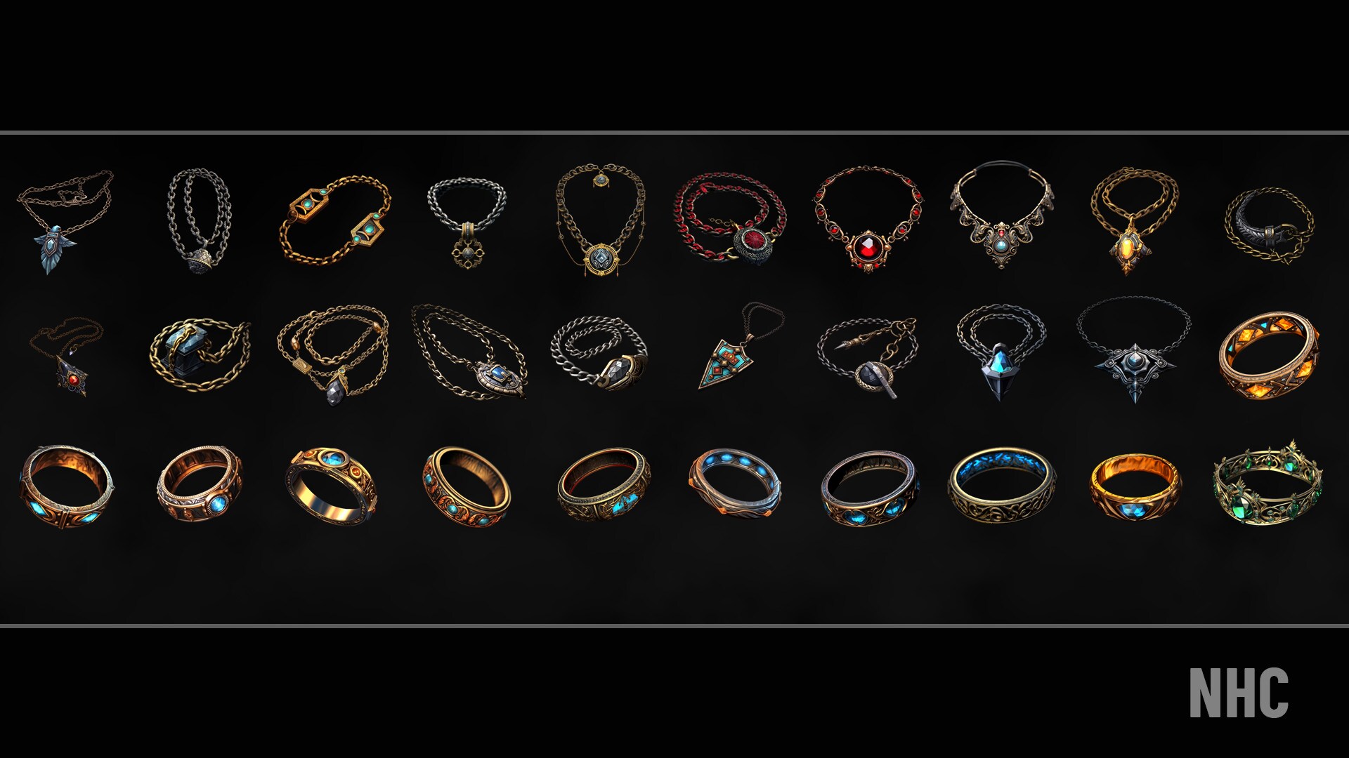 Nhc Medieval Jewelry Pack:2dアセット Ue マーケットプレイス