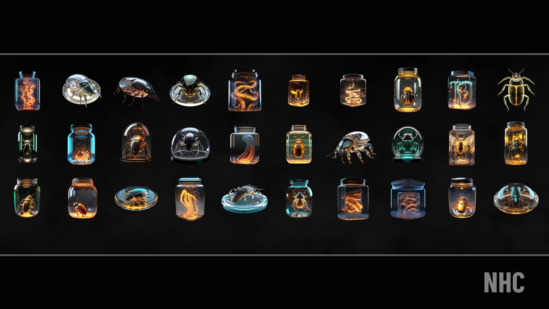 NHC - Fluorescent Bugs, 카테고리 2D 애셋 - UE 마켓플레이스