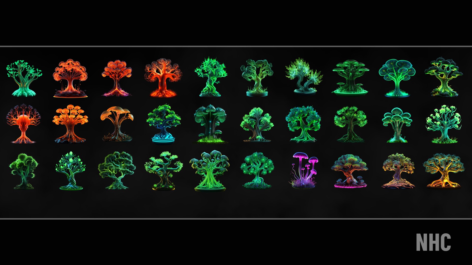 Nhc Fluorescent Nature Pack 1 In 2d Assets Ue Marketplace