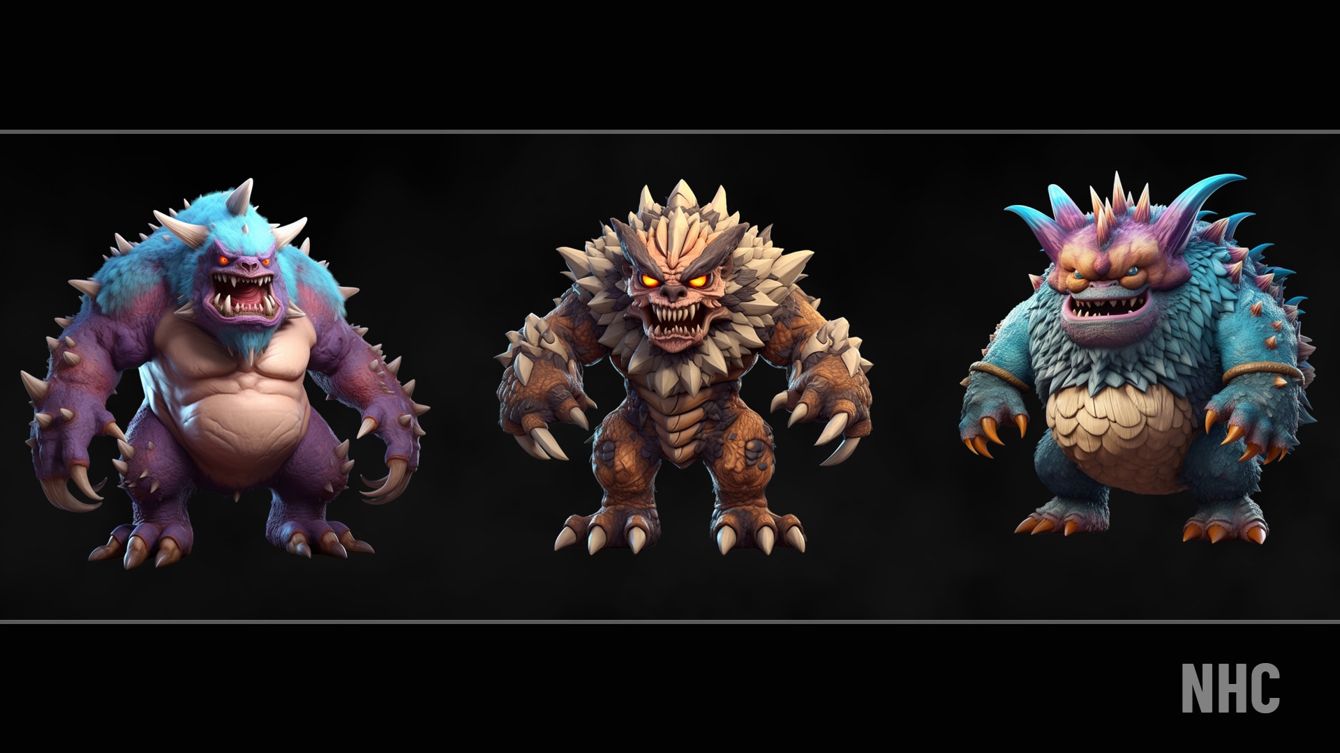 Nhc Stylized Monster Pack In 2d Assets Ue Marketplace