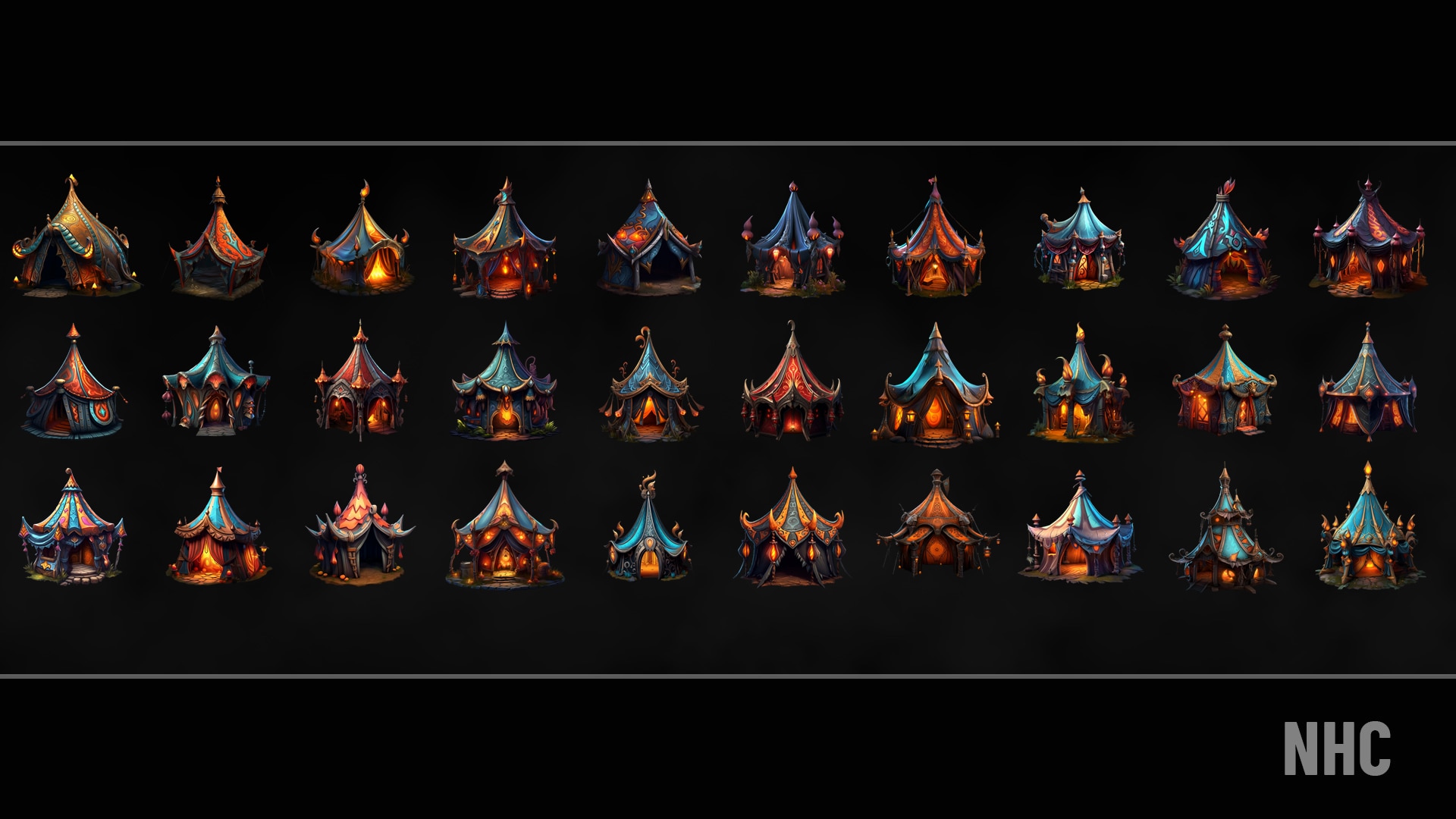 Nhc Fantasy Tent Picture Pack 1 In 2d Assets Ue Marketplace