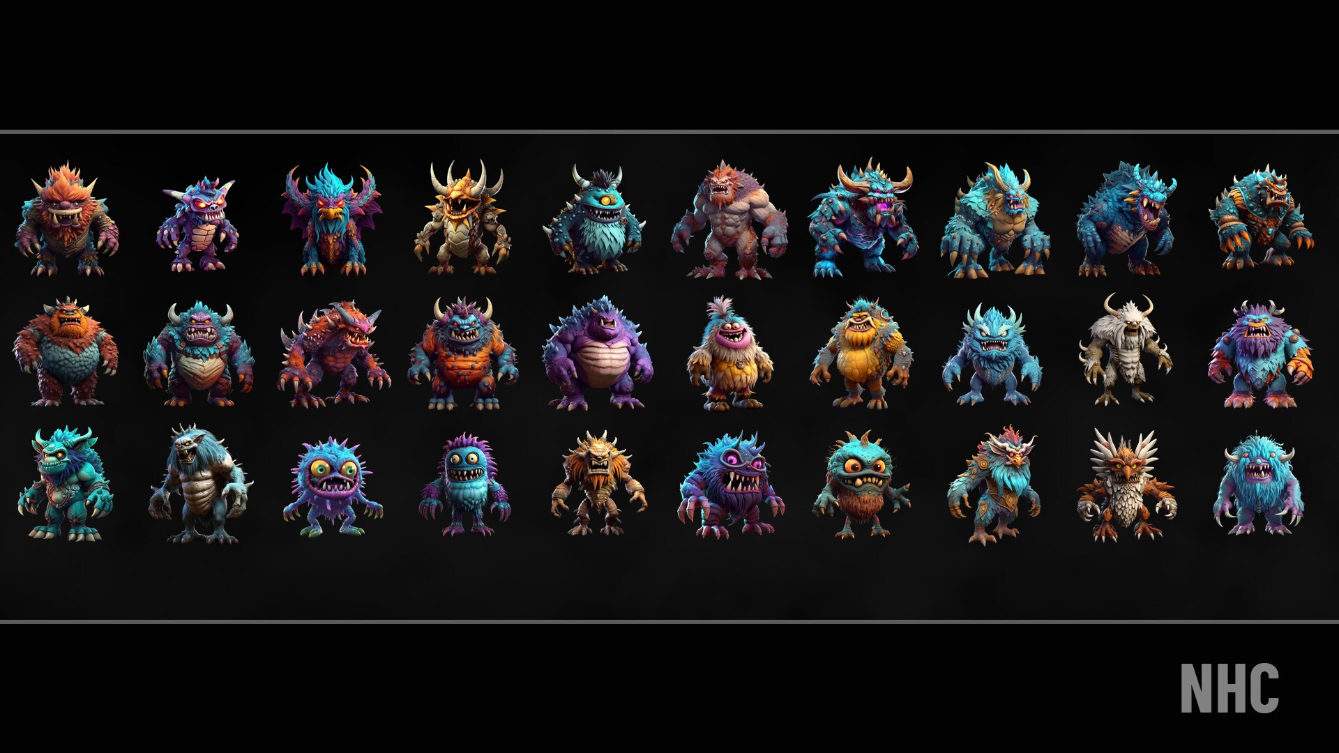 Nhc Stylized Monster Pack 2 In 2d Assets Ue Marketplace