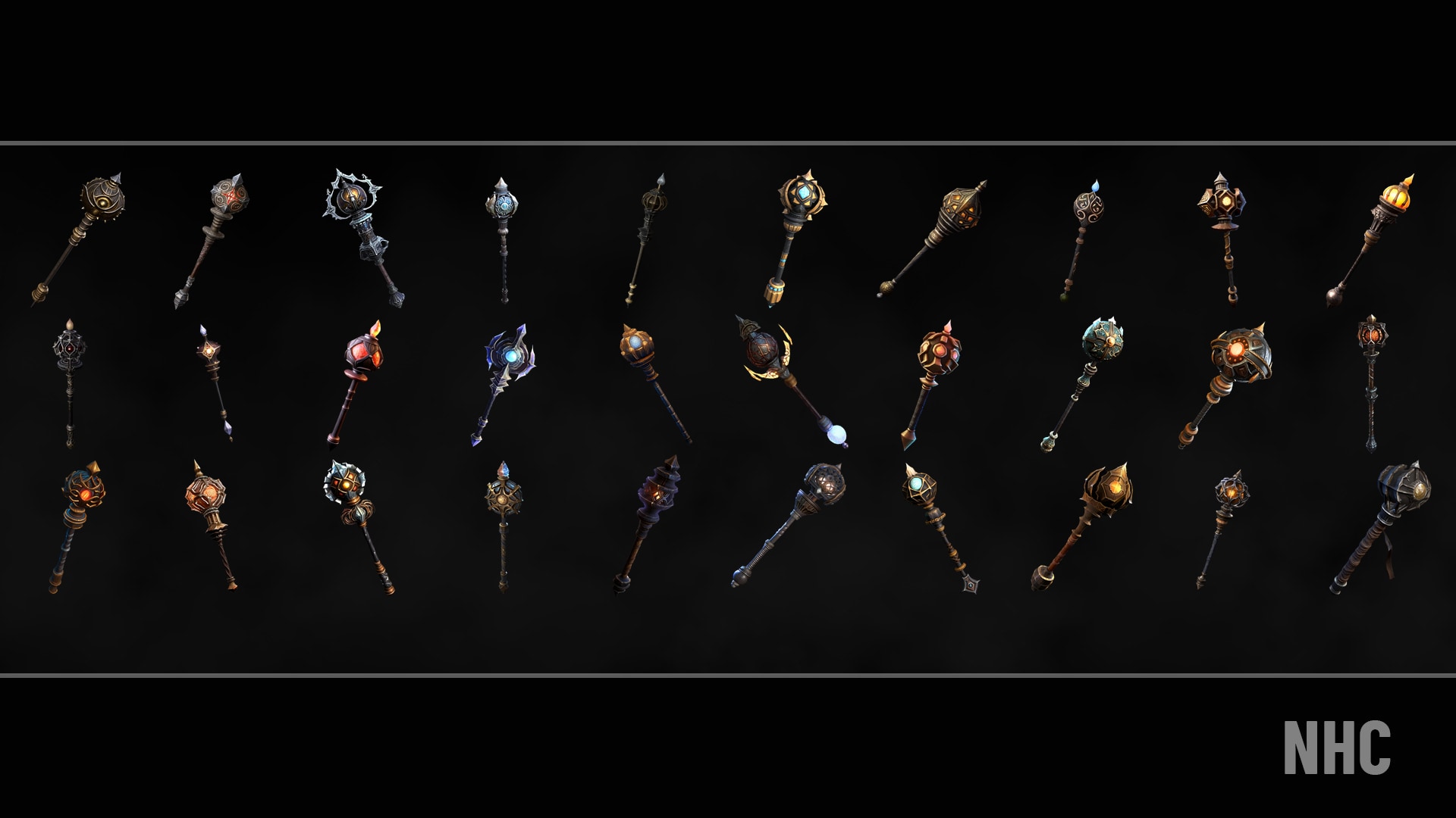 Nhc Fantasy Medieval Mace Pack 1 In 2d Assets Ue Marketplace