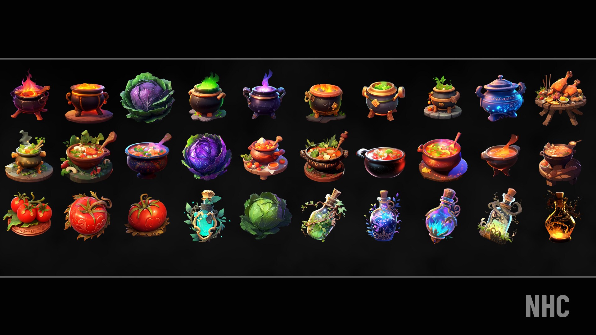 Nhc Fantasy Medieval Food Pack 1:2dアセット Ue マーケットプレイス