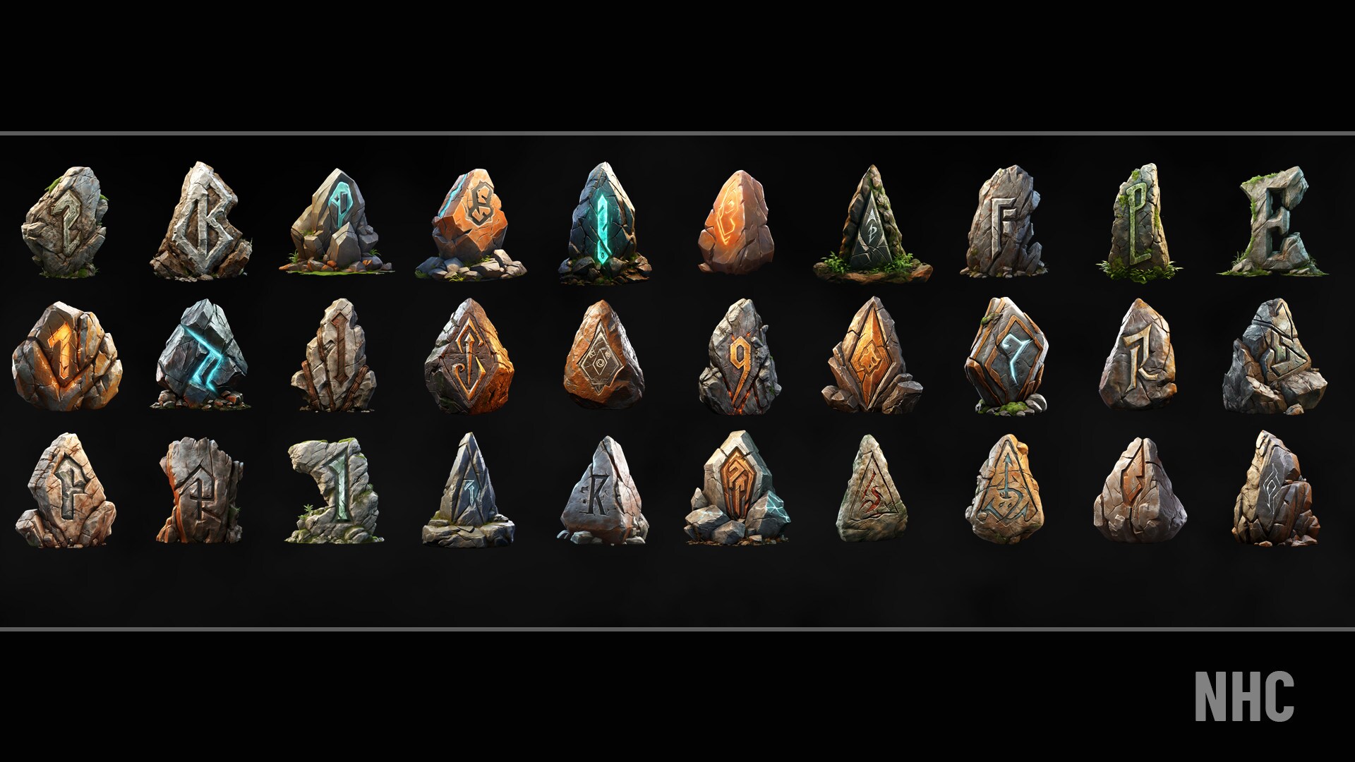 NHC - Elven Runes in 2D Assets - UE Marketplace