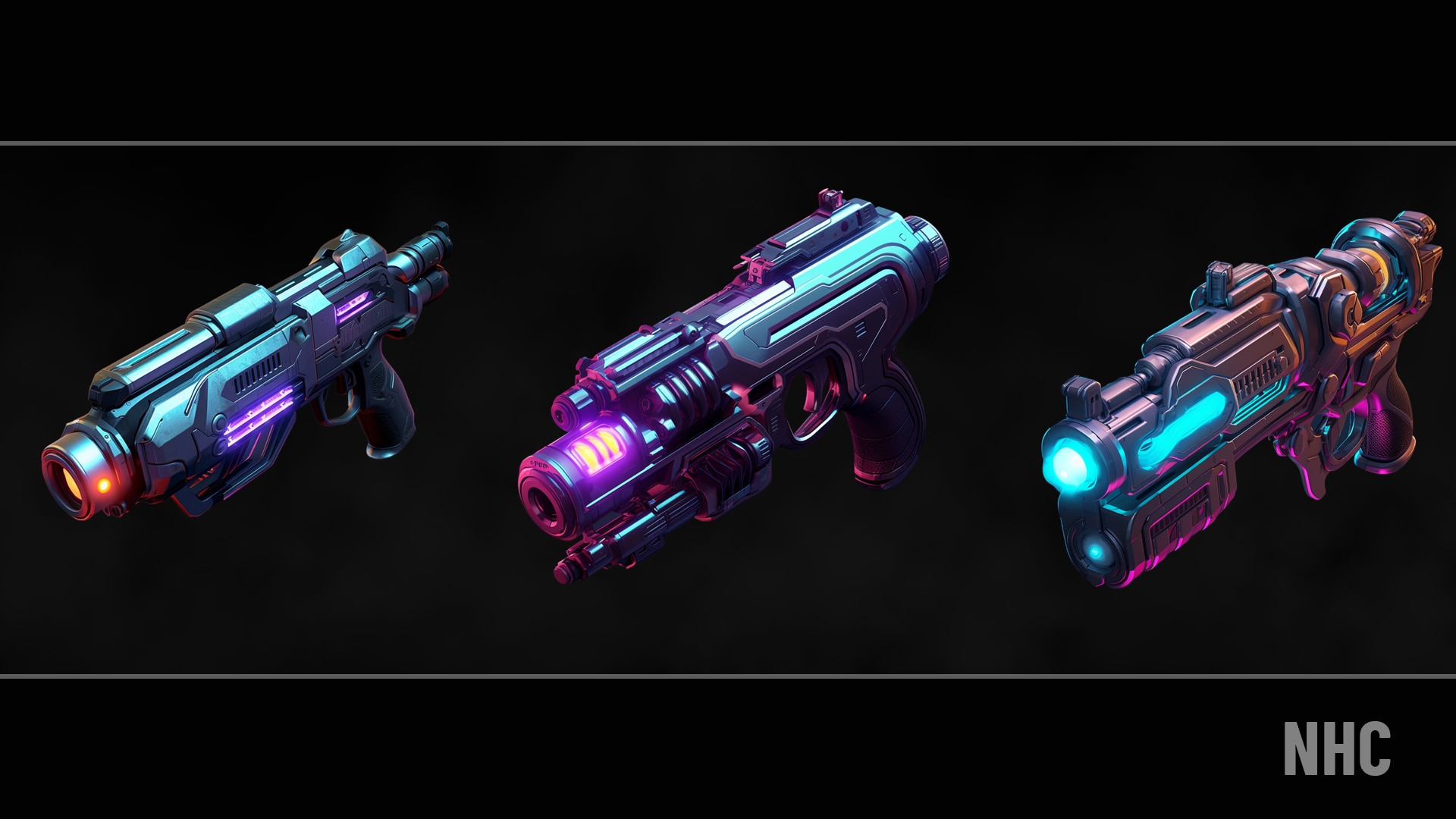 Nhc Sci Fi Guns Pack In 2d Assets Ue Marketplace