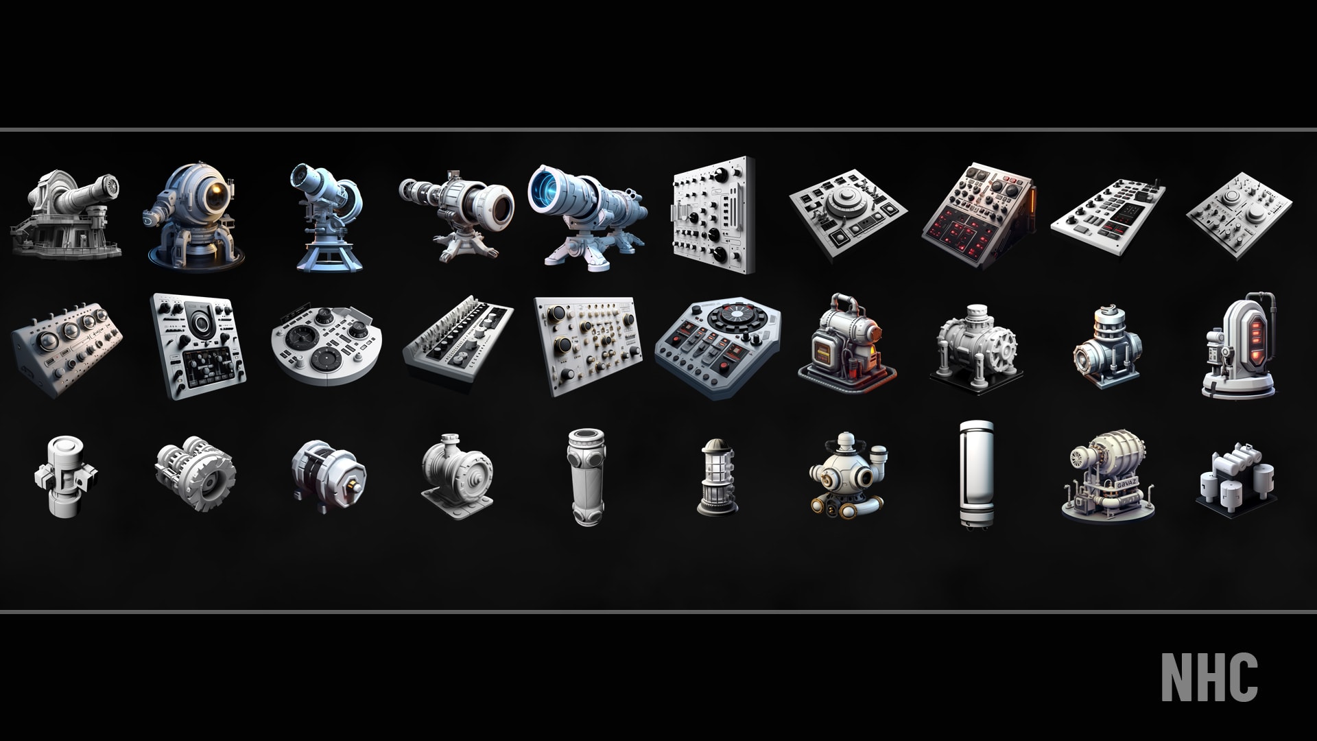 Nhc Science Tech Pack In 2d Assets Ue Marketplace