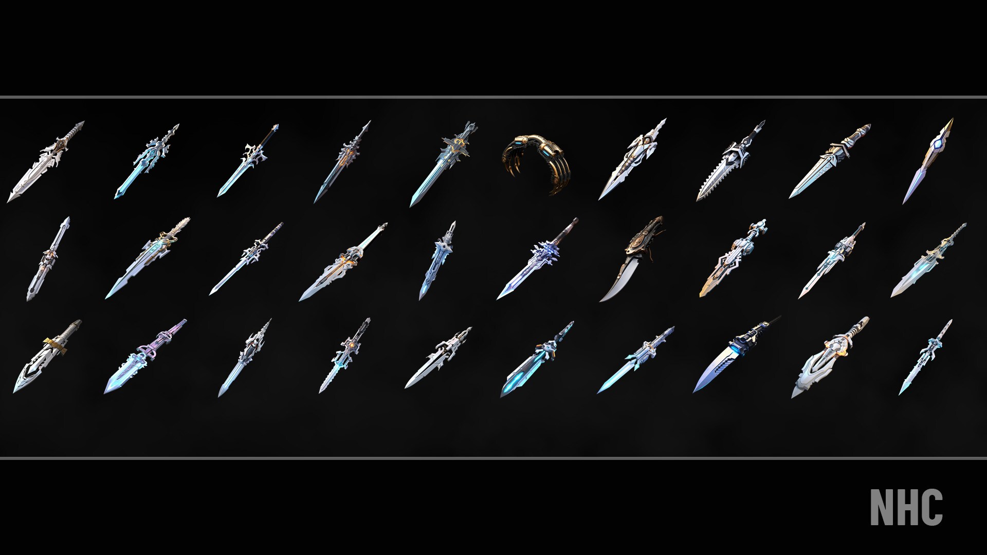 Nhc Sci Fi Blades Pack In 2d Assets Ue Marketplace