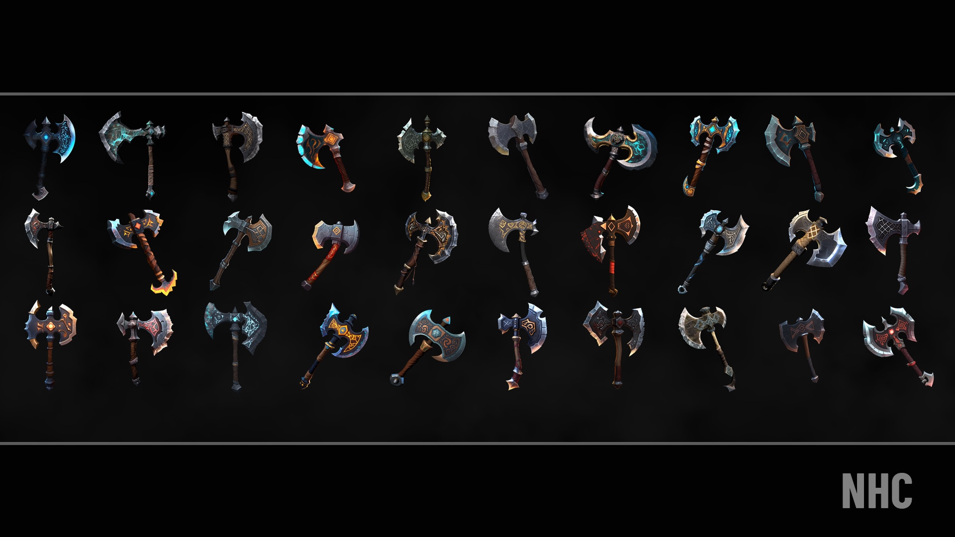 Nhc Fantasy Medieval Axe Pack 1 In 2d Assets Ue Marketplace
