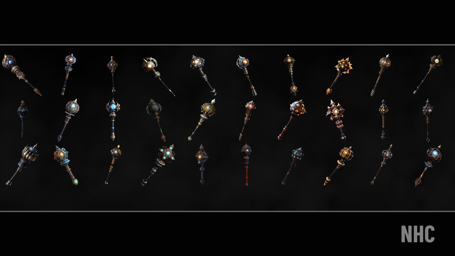 Nhc Fantasy Medieval Mace Pack 1 In 2d Assets Ue Marketplace