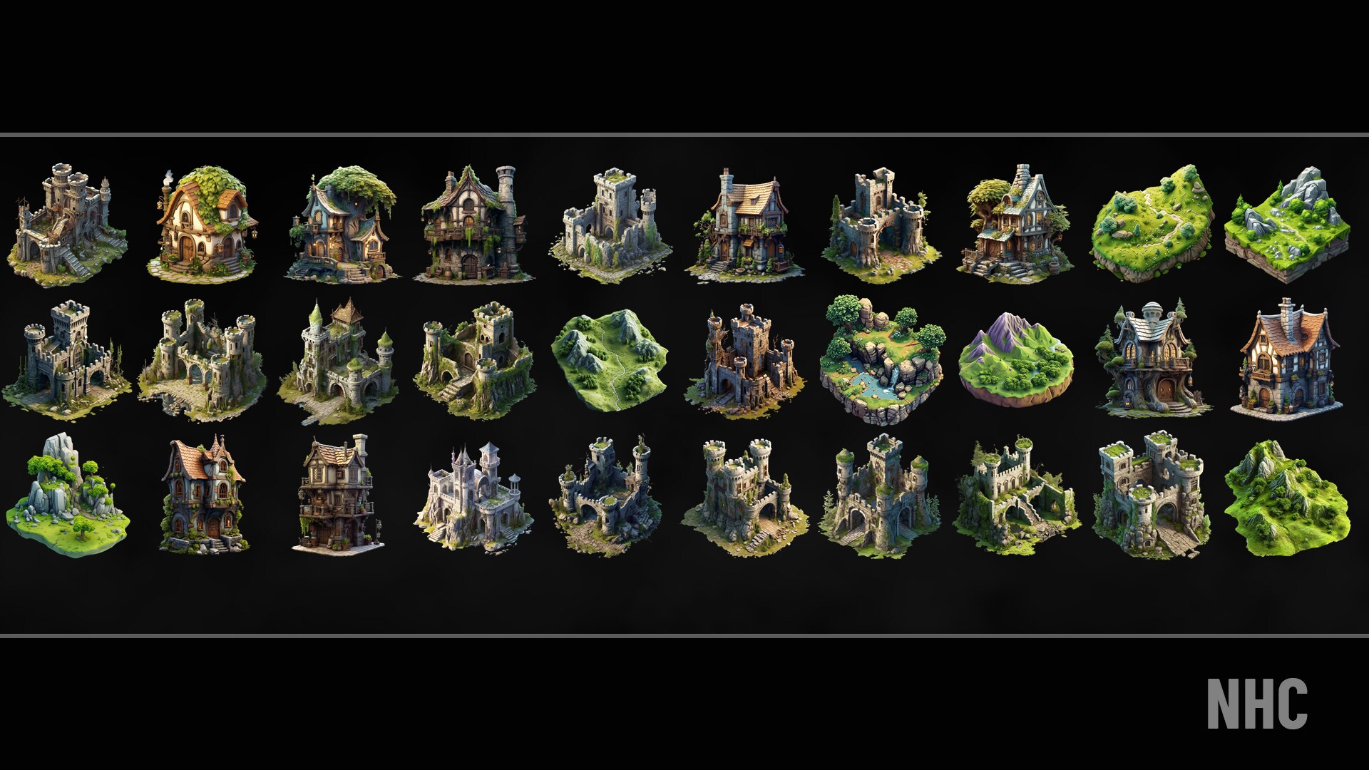 Nhc Medieval Isometric Pictures In 2d Assets Ue Marketplace