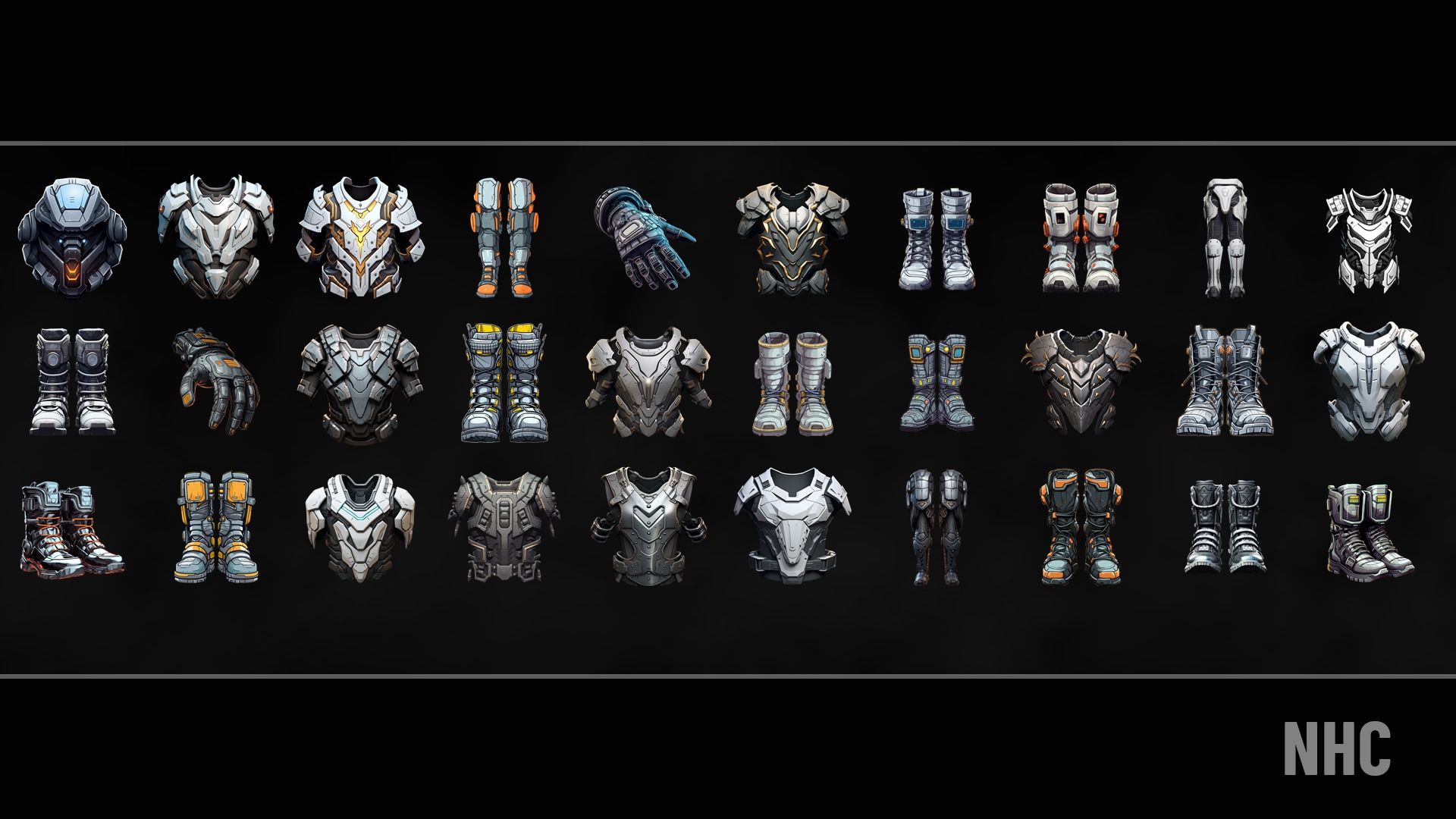 Nhc Sci Fi Outfit In 2d Assets Ue Marketplace