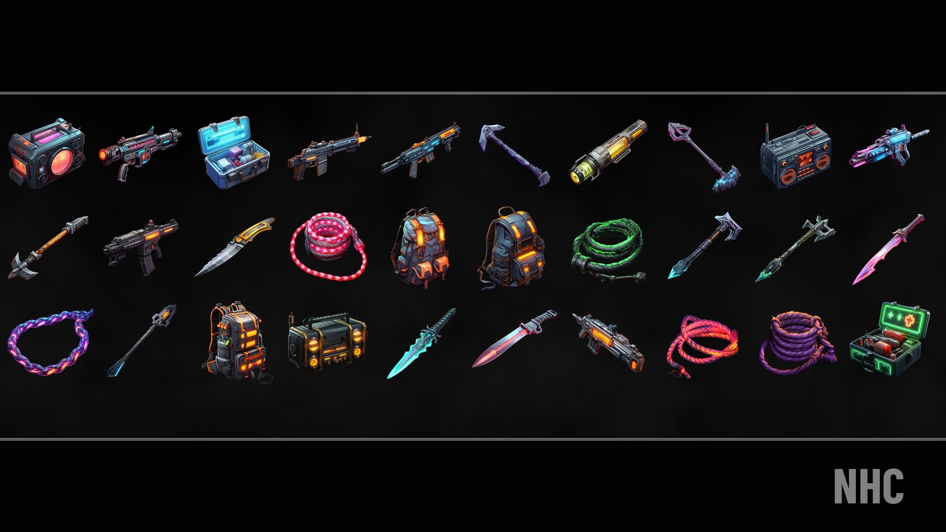 在二维资源创建的nhc Sci Fi Survival Pack 虚幻引擎商城