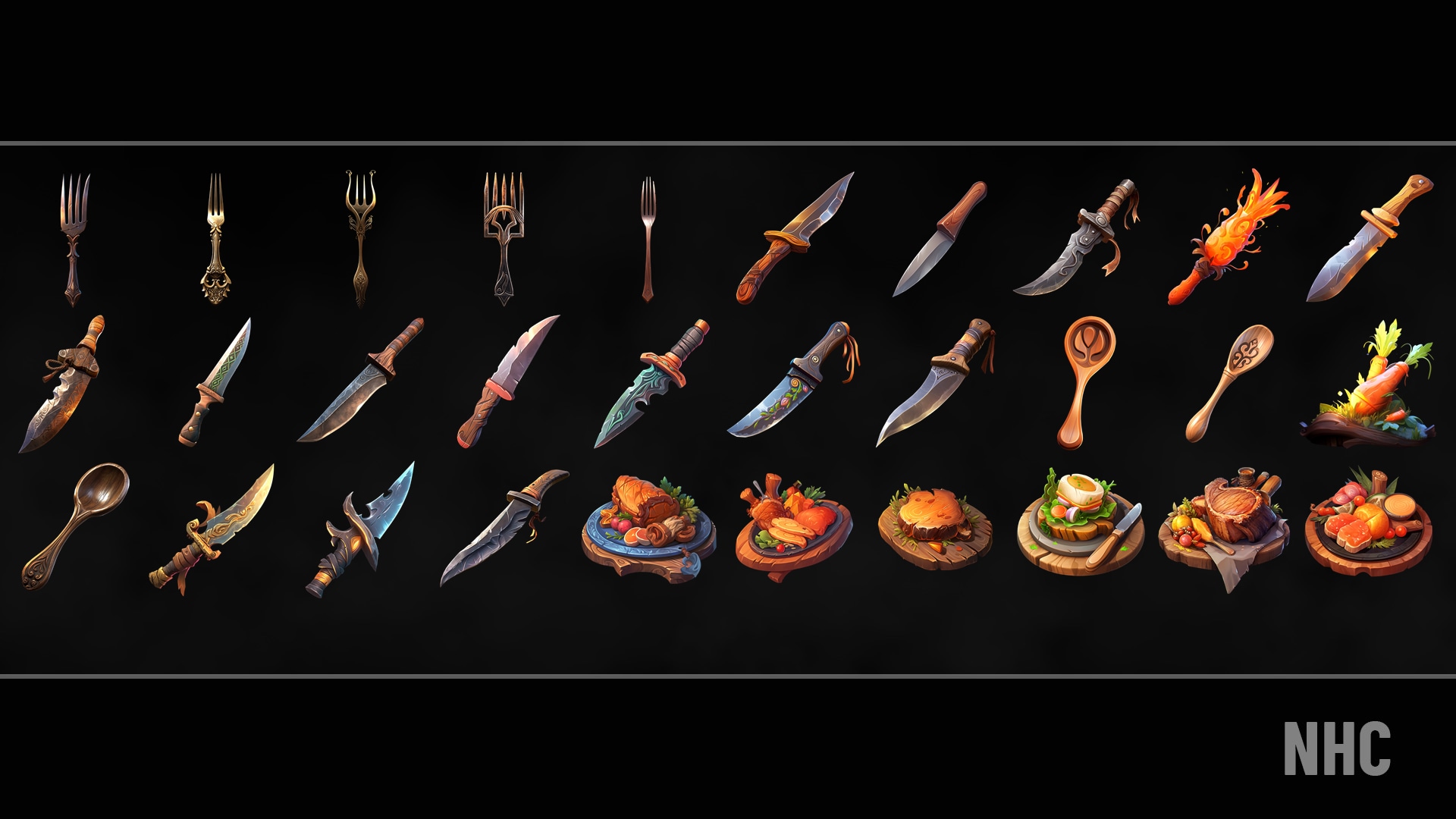 Nhc Fantasy Medieval Food Pack 1 In 2d Assets Ue Marketplace