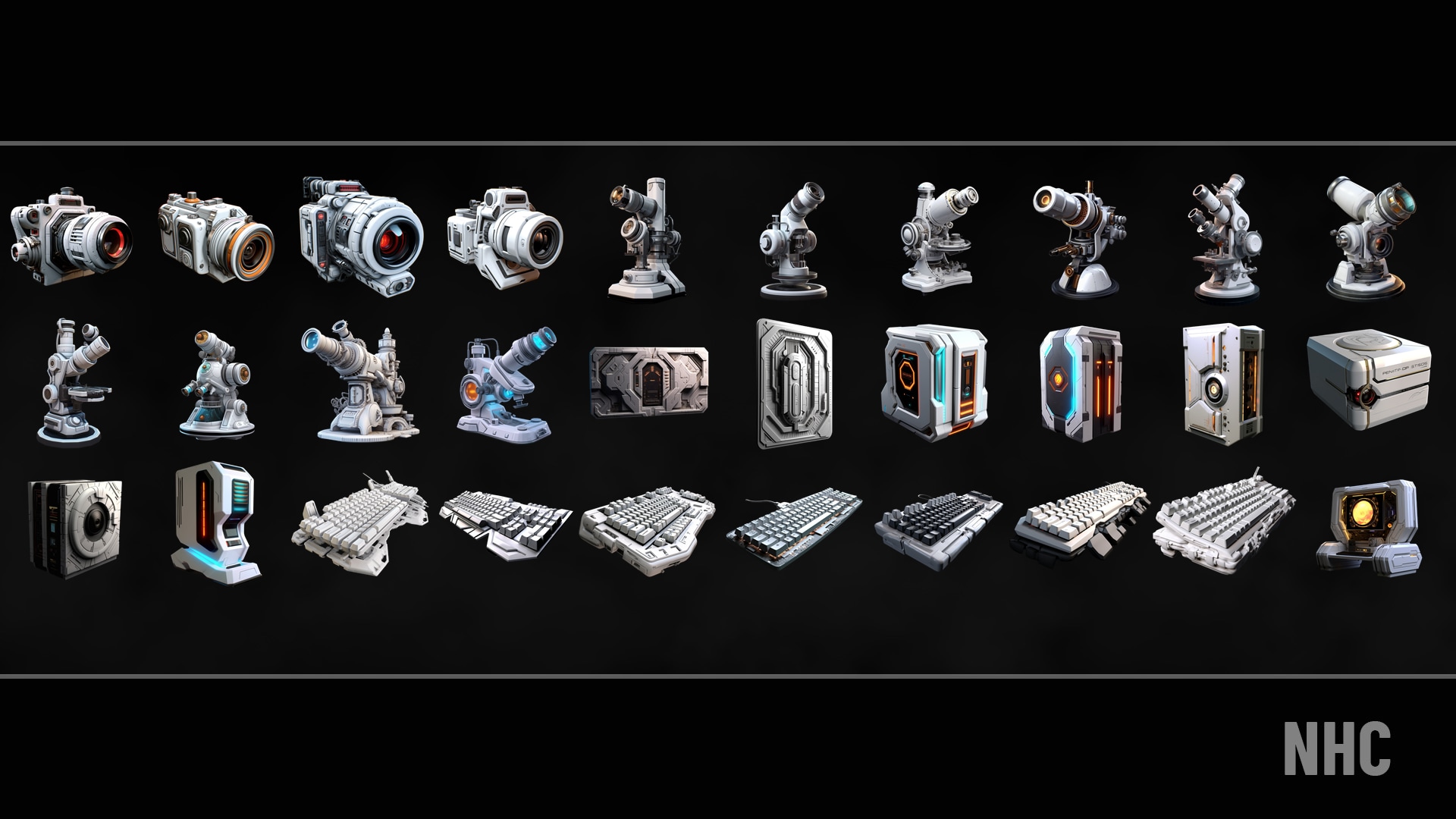 Nhc Science Tech Pack In 2d Assets Ue Marketplace
