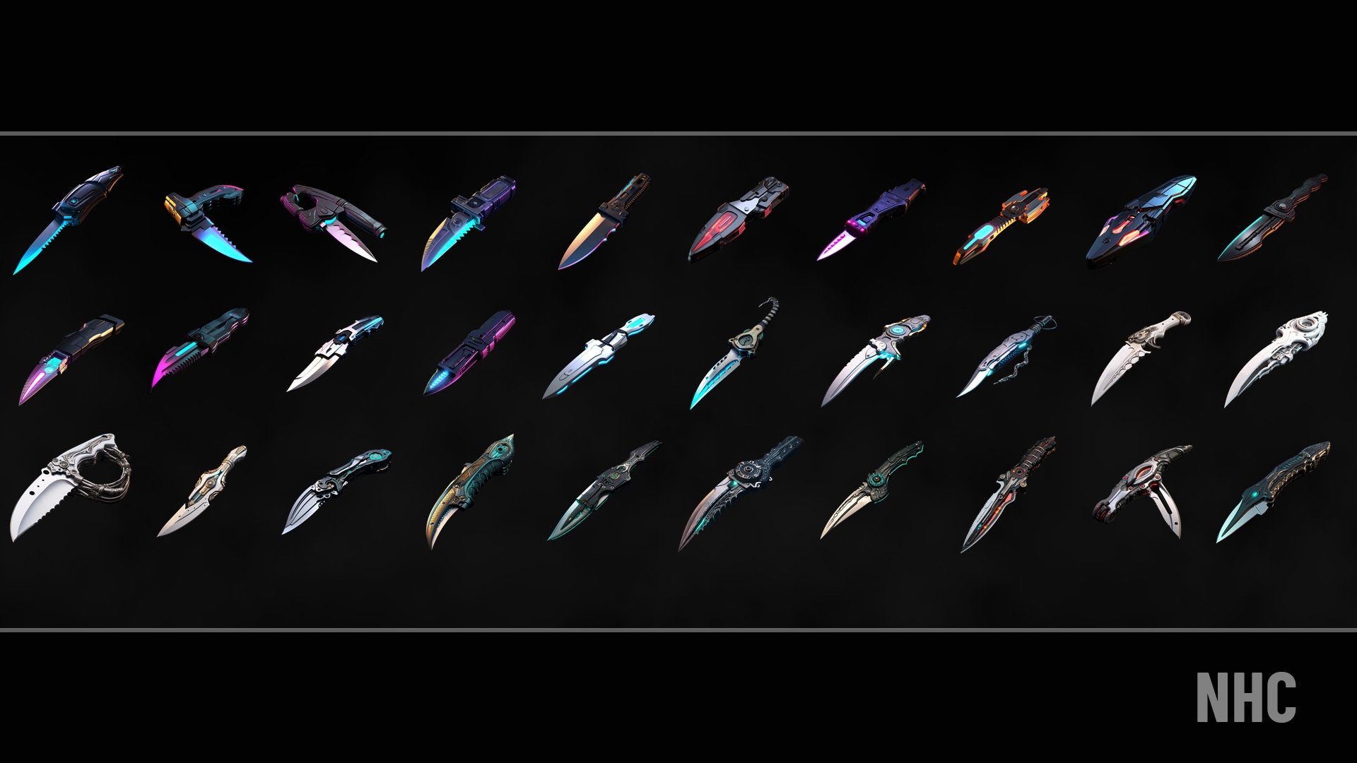 Nhc Sci Fi Blades Pack In 2d Assets Ue Marketplace