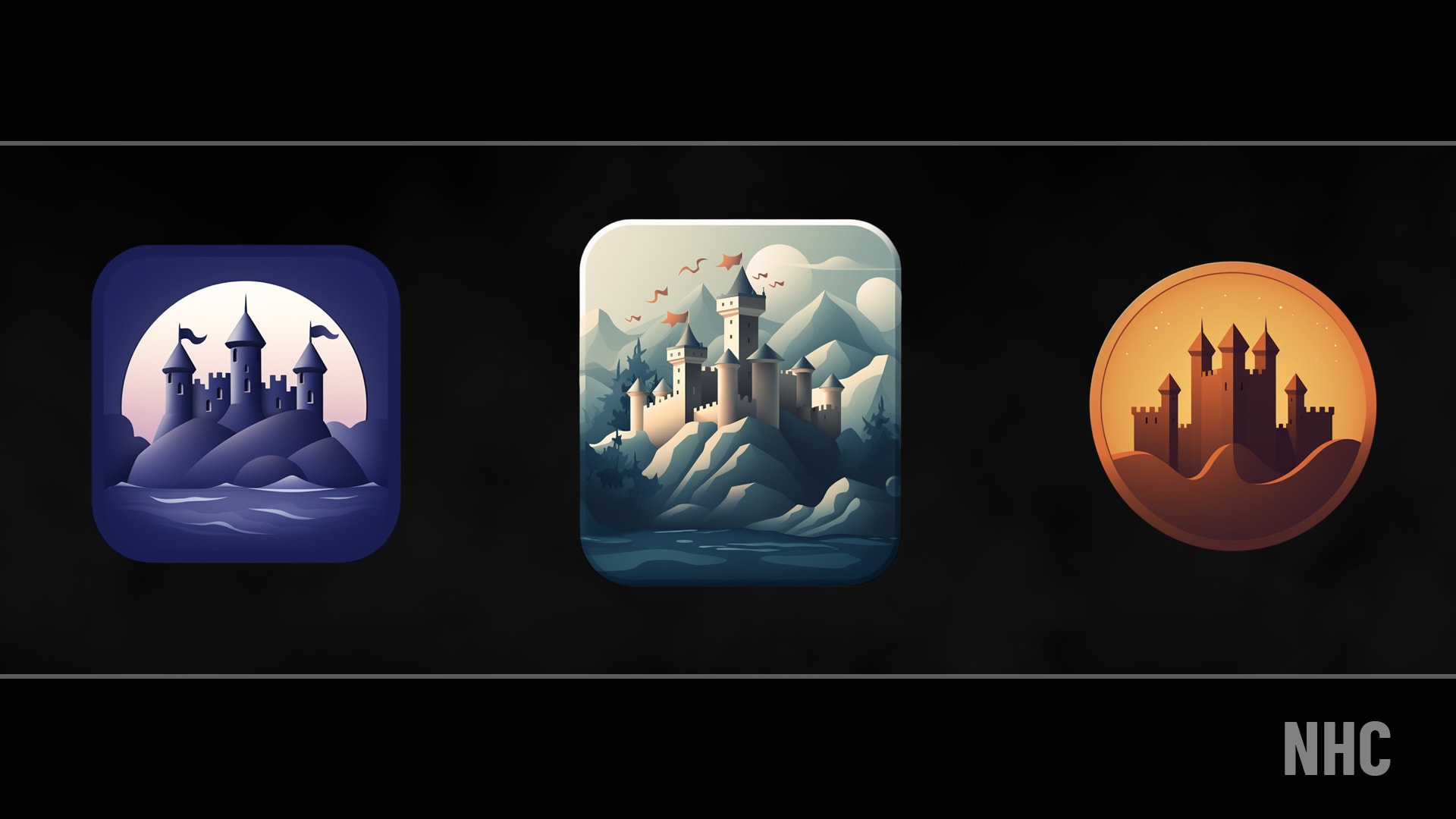 Nhc Castles Icons In 2d Assets Ue Marketplace