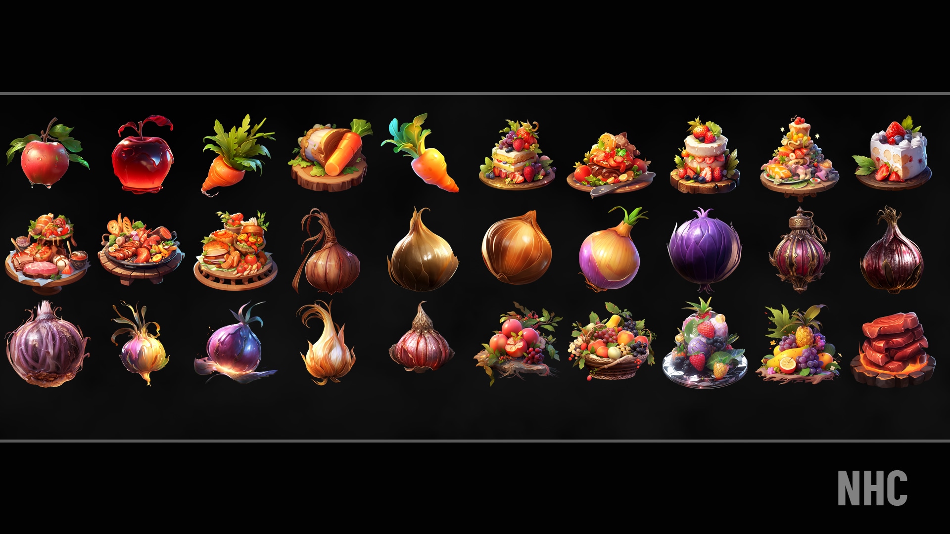 Nhc Fantasy Medieval Food Pack 1 In 2d Assets Ue Marketplace