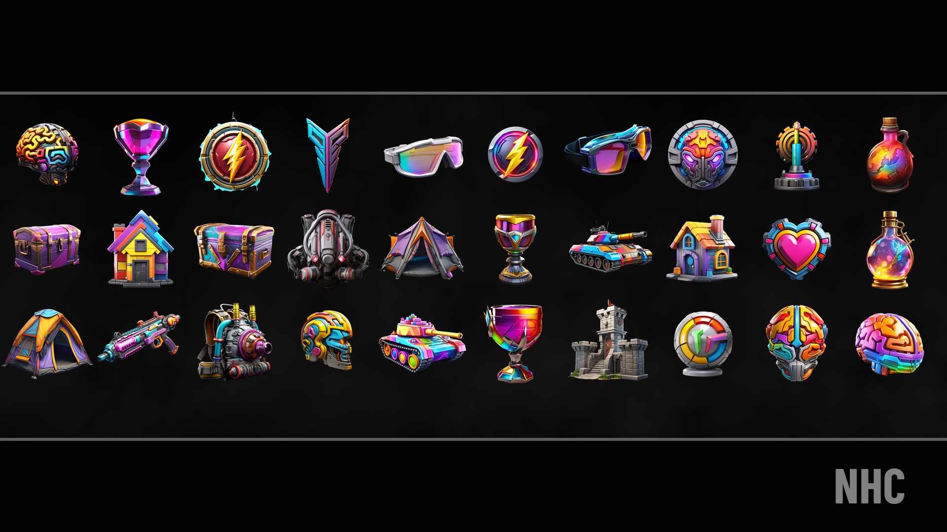 Nhc Bright Gaming Kit In 2d Assets Ue Marketplace