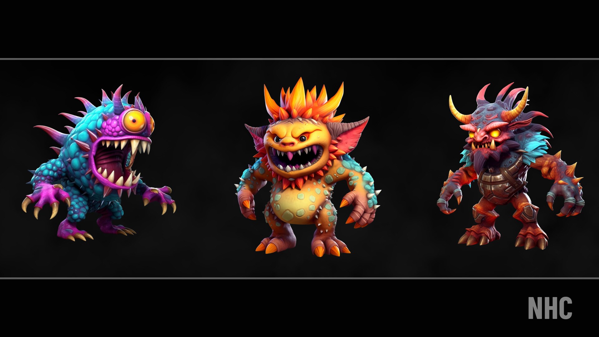 Nhc Stylized Monster Pack 3 In 2d Assets Ue Marketplace