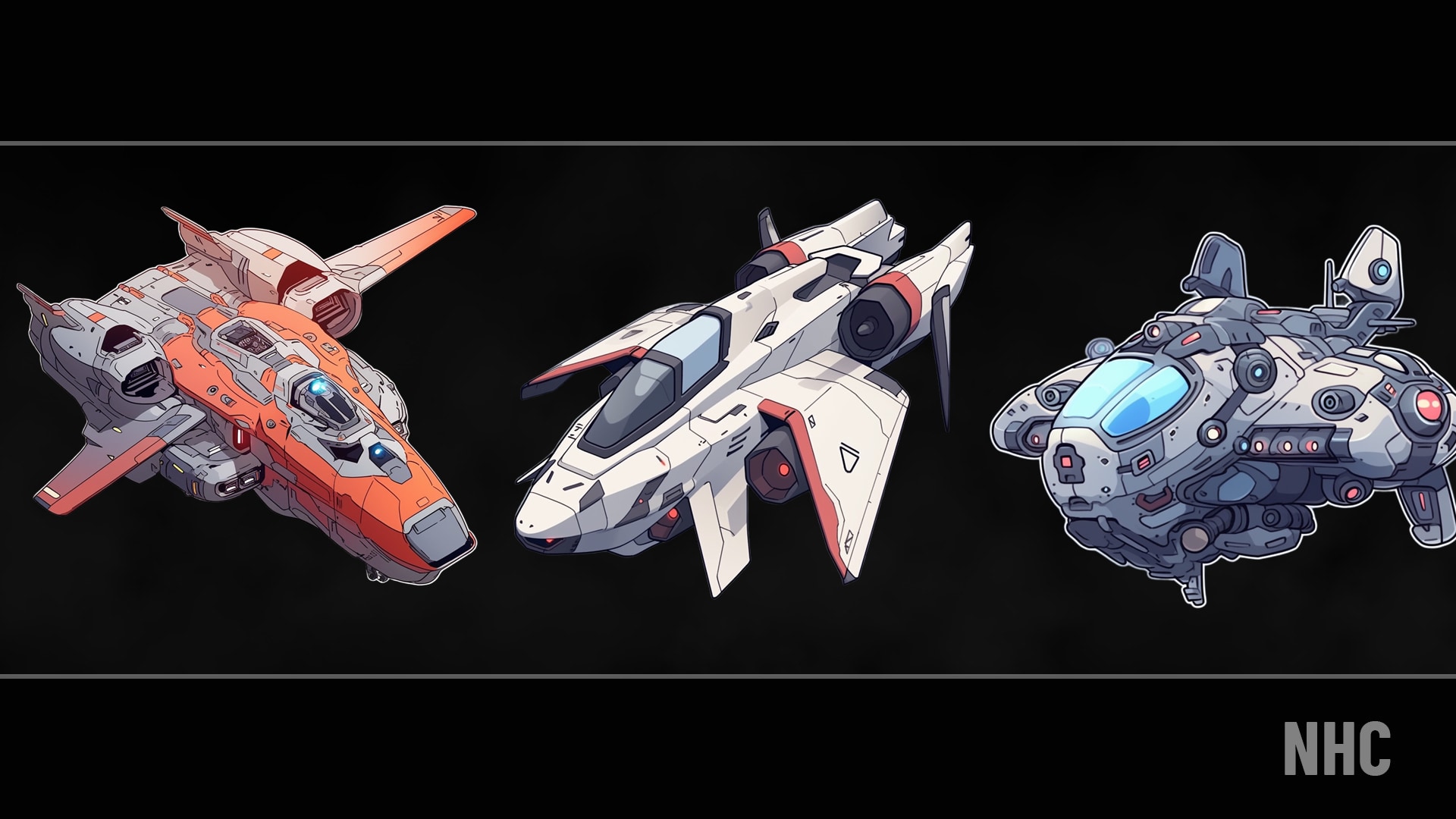 Nhc Sci Fi Cartoon Spaceship Picture 3 Asset Cloud