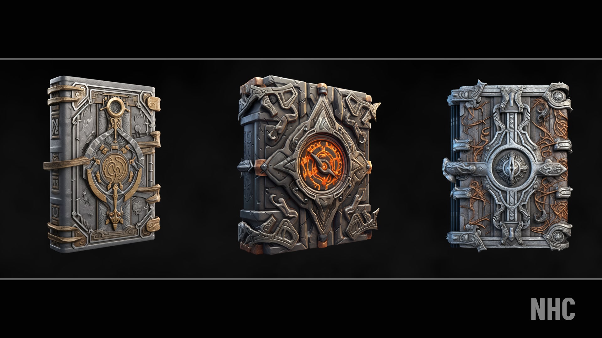 Nhc Stylized Fantasy Rune Book 1:2dアセット Ue マーケットプレイス