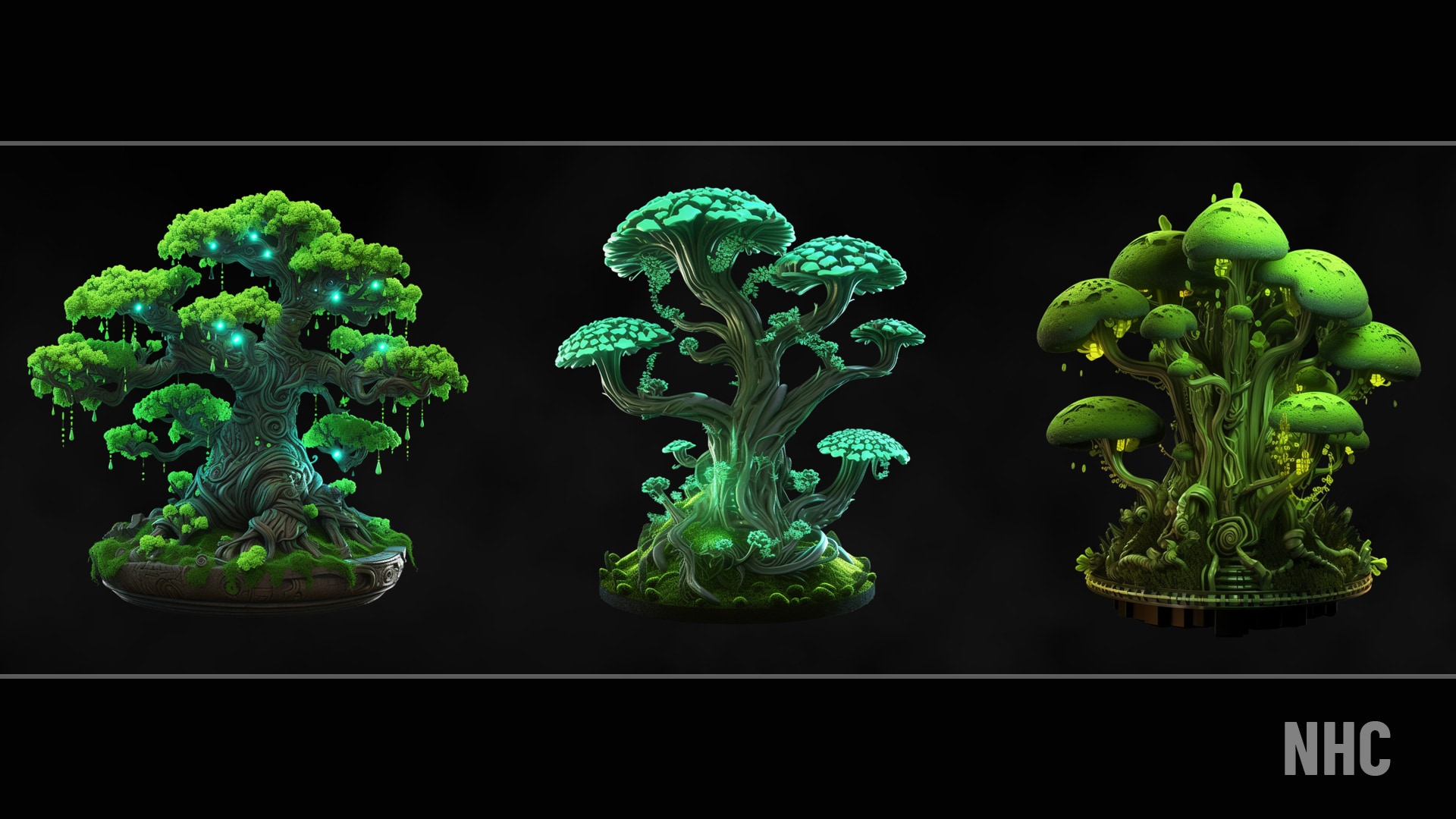 Nhc Alien Tree Pack In 2d Assets Ue Marketplace