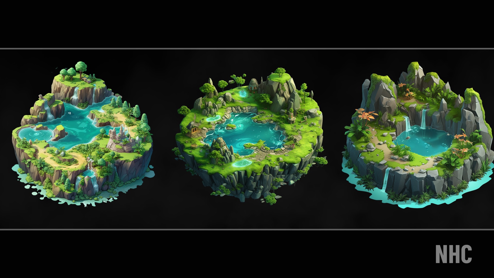 Nhc Isometric Island In 2d Assets Ue Marketplace