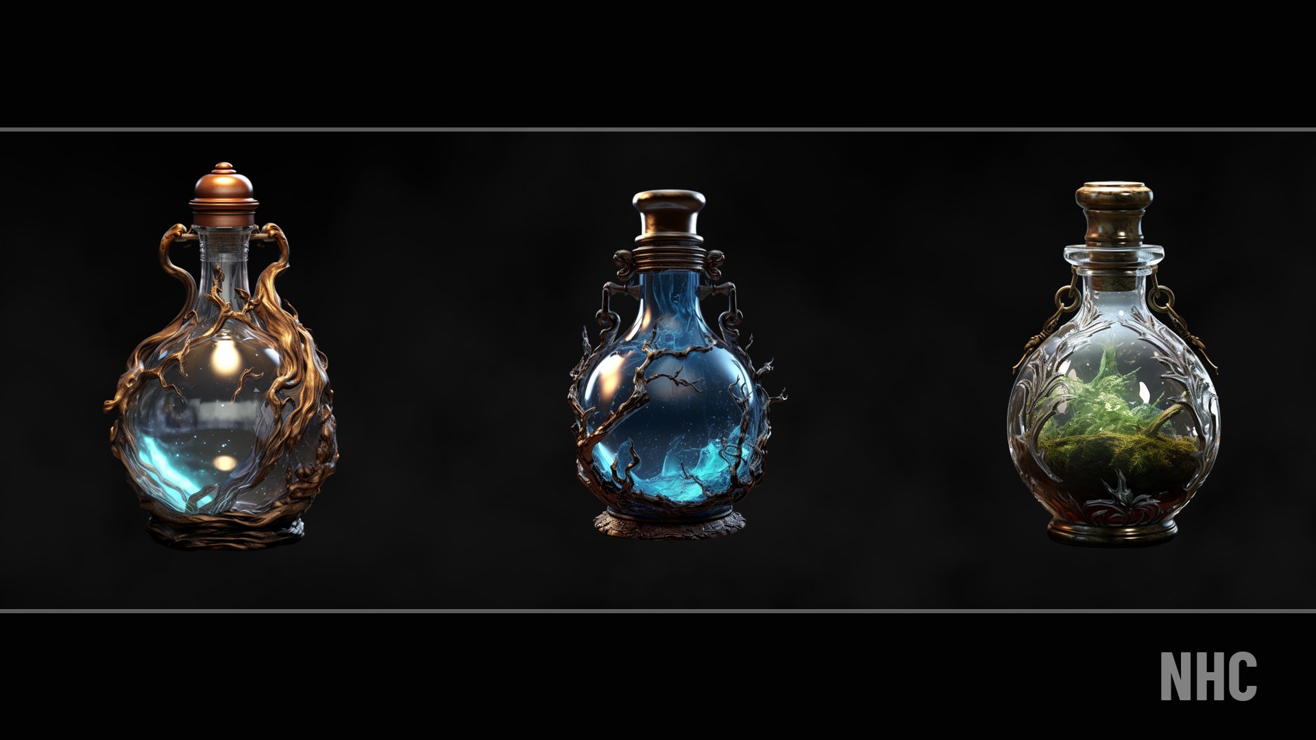 Nhc Dark Fantasy Potions In 2d Assets Ue Marketplace