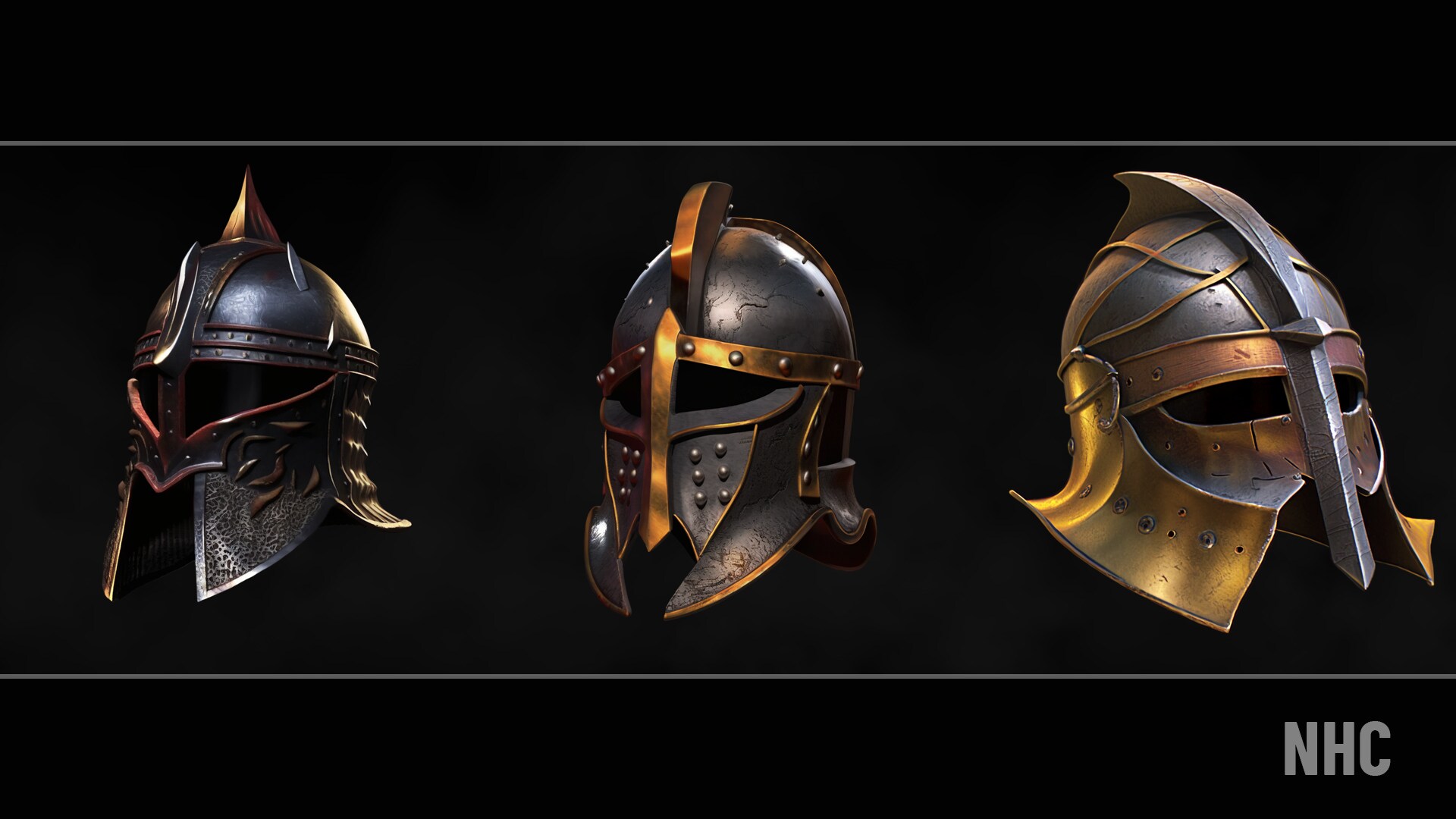 Nhc Fantasy Medieval Helmet Pack 1 In 2d Assets Ue Marketplace