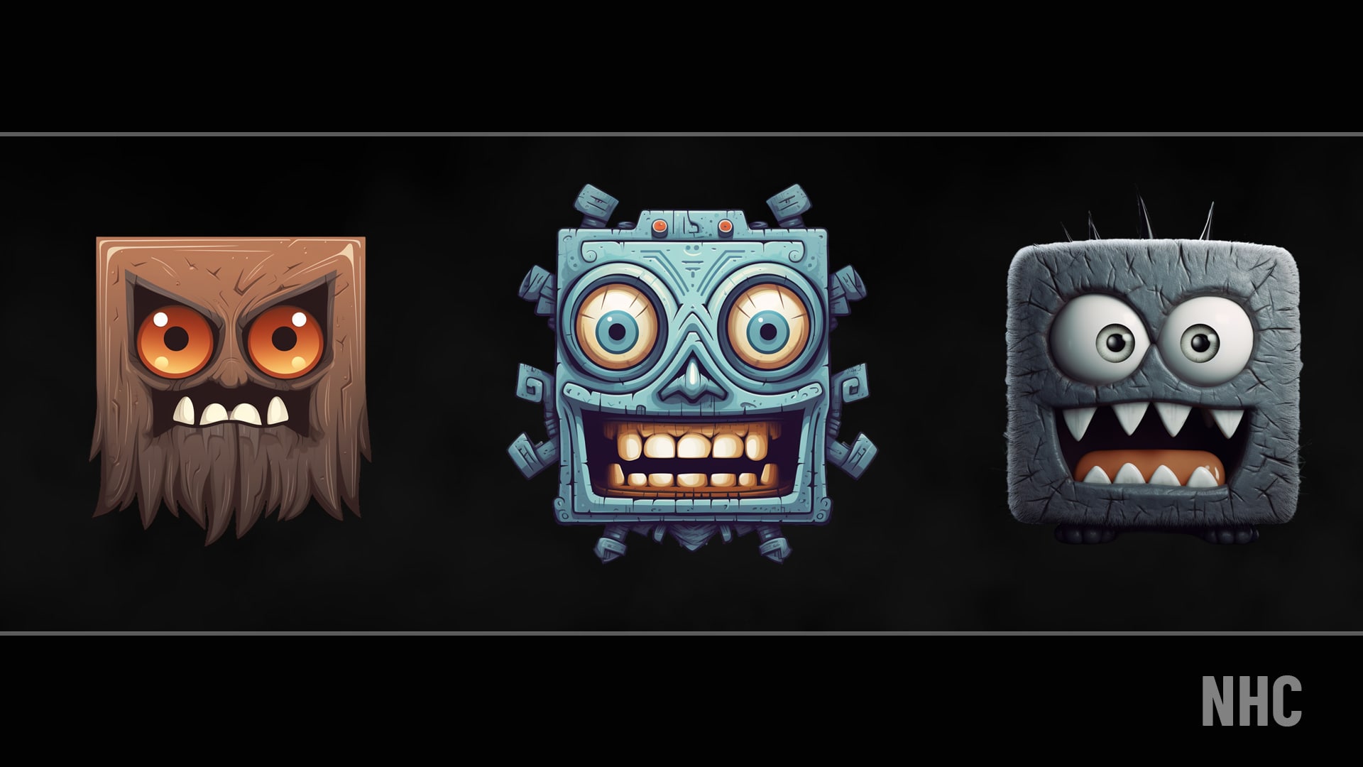 NHC - Square Monsters 02, 카테고리 2D 애셋 - UE 마켓플레이스