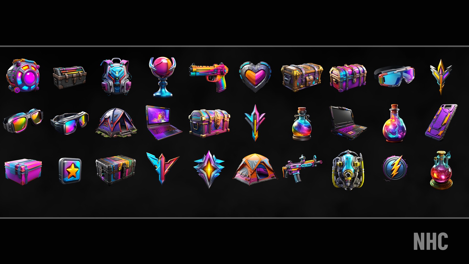 Nhc Bright Gaming Kit In 2d Assets Ue Marketplace