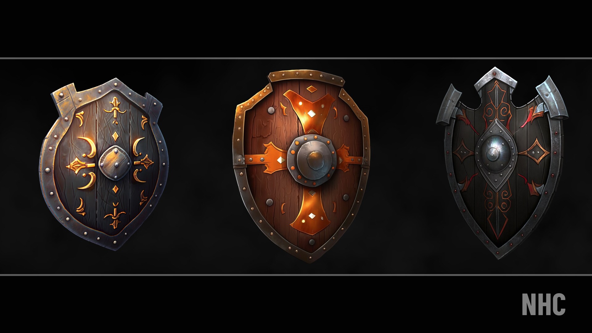 Nhc Fantasy Medieval Shield Pack 2 In 2d Assets Ue Marketplace