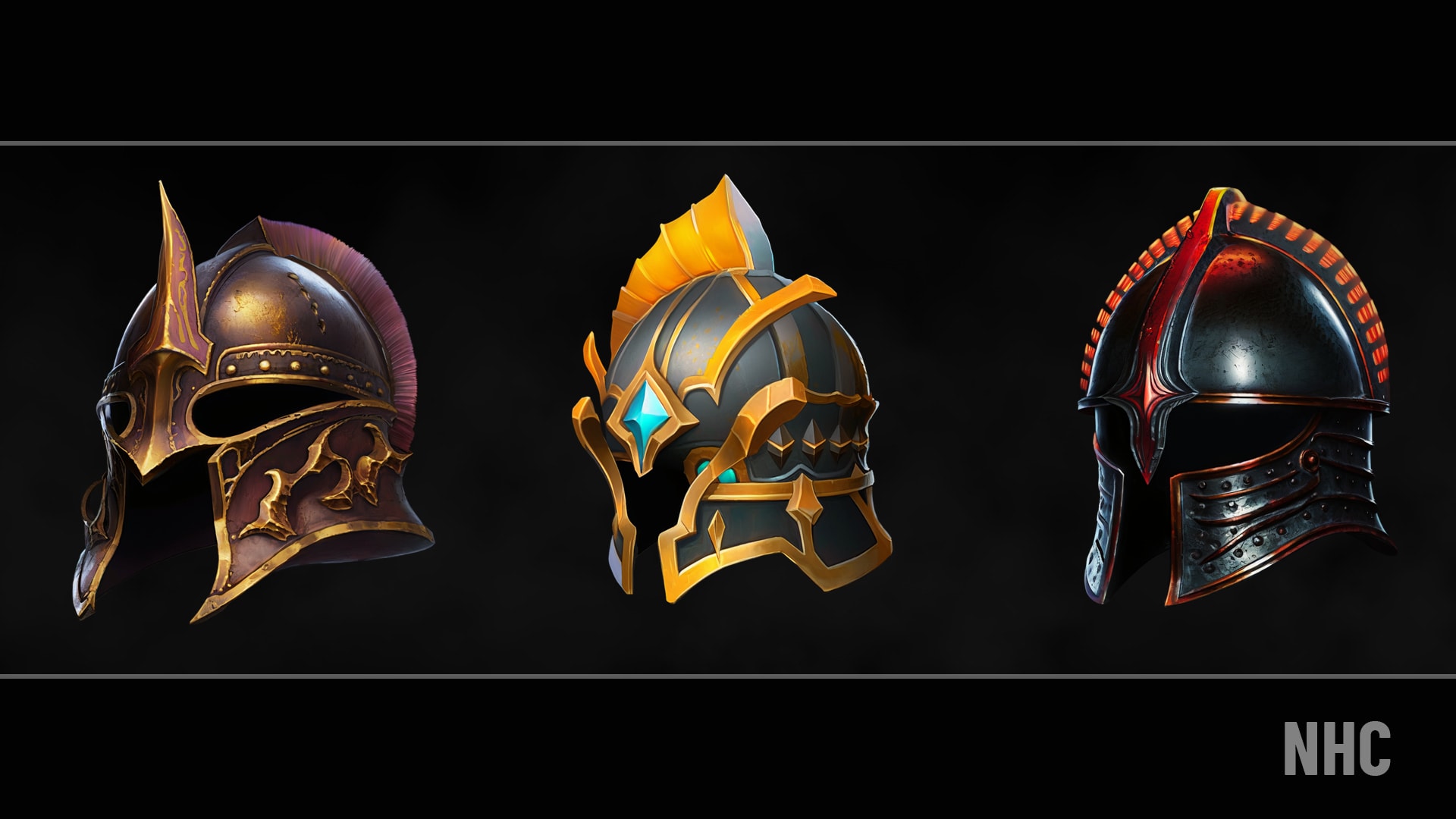 Nhc Fantasy Medieval Helmet Pack 1 In 2d Assets Ue Marketplace