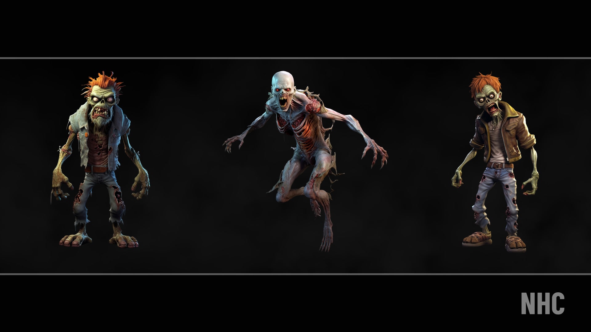 Nhc Stylized Zombie Pack 1 In 2d Assets Ue Marketplace