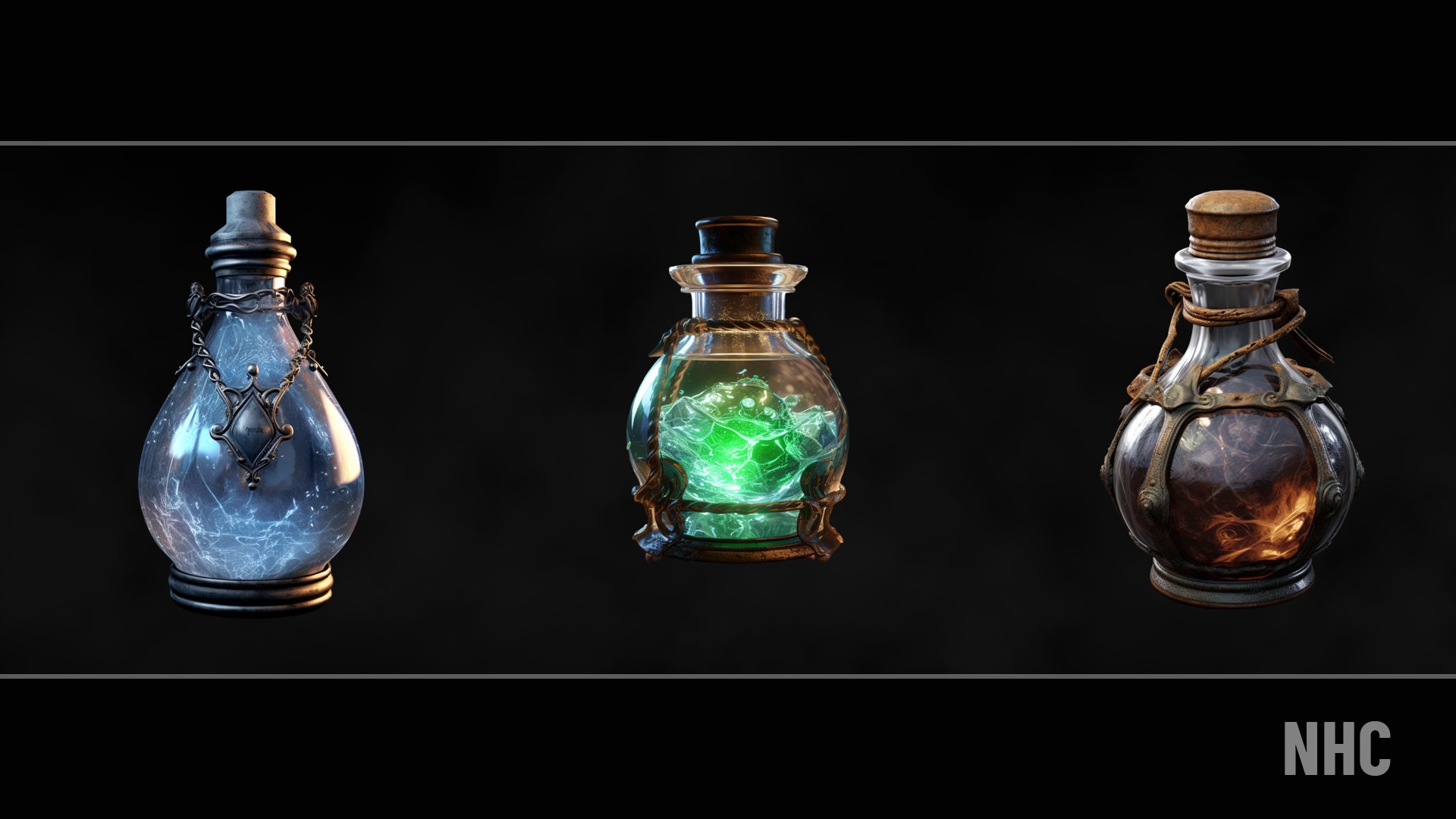 Nhc Dark Fantasy Potions In 2d Assets Ue Marketplace