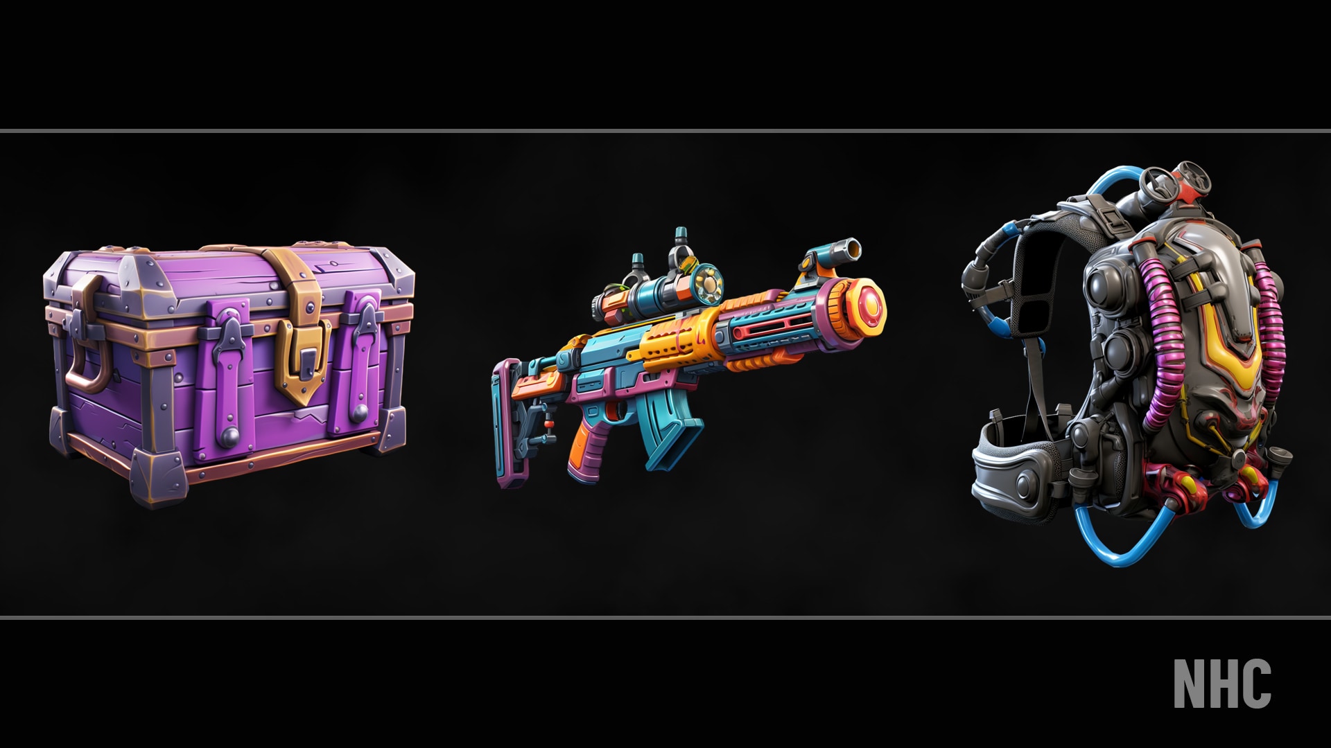 NHC - Bright Gaming Kit in 2D Assets - UE Marketplace