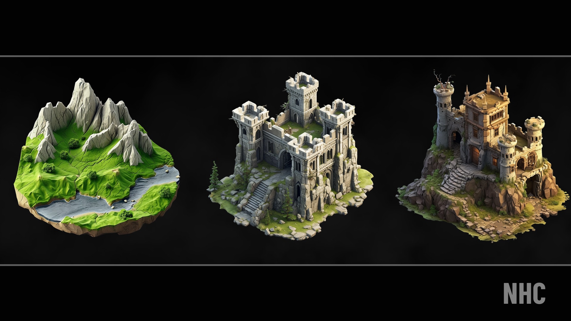Nhc Medieval Isometric Pictures In 2d Assets Ue Marketplace