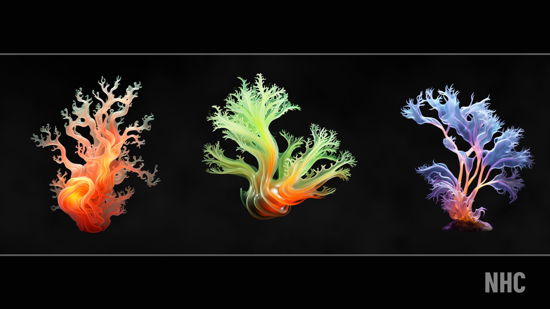 Nhc Fluorescent Seaweeds Asset Cloud