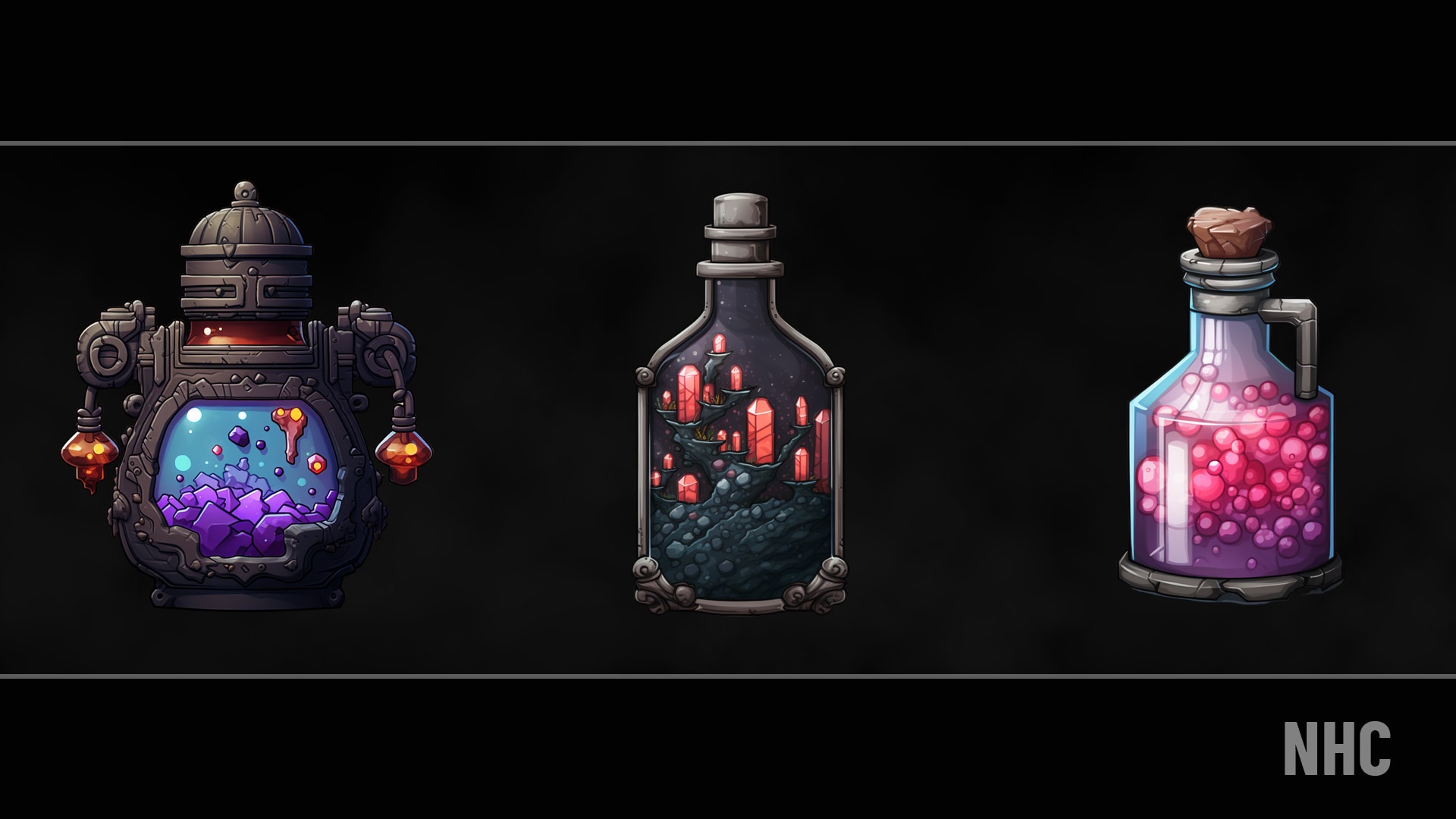 NHC - Pixel Potion in 2D Assets - UE Marketplace