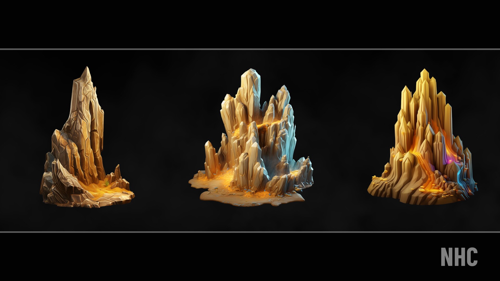Nhc Stylized Stones Pack：2dアセット Ue マーケットプレイス